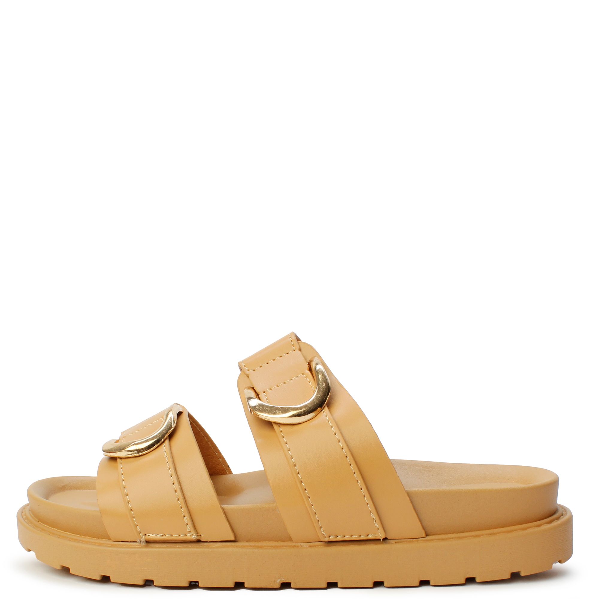 LEGEND FOOTWEAR INC Gino-36 Double Strap Slide GINO-36-TNPU - Shiekh