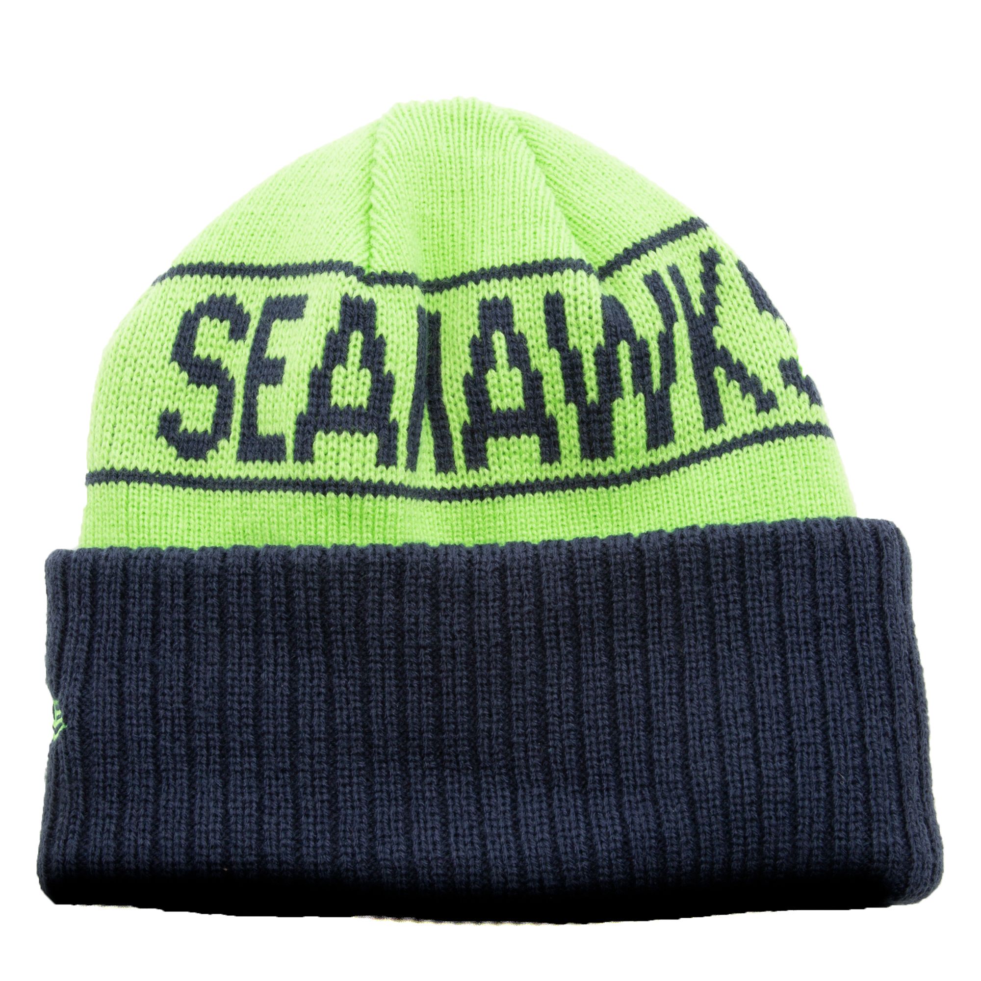 NEW ERA CAPS Seattle Seahawks Reverse Knit Beanie 60063343 - Shiekh