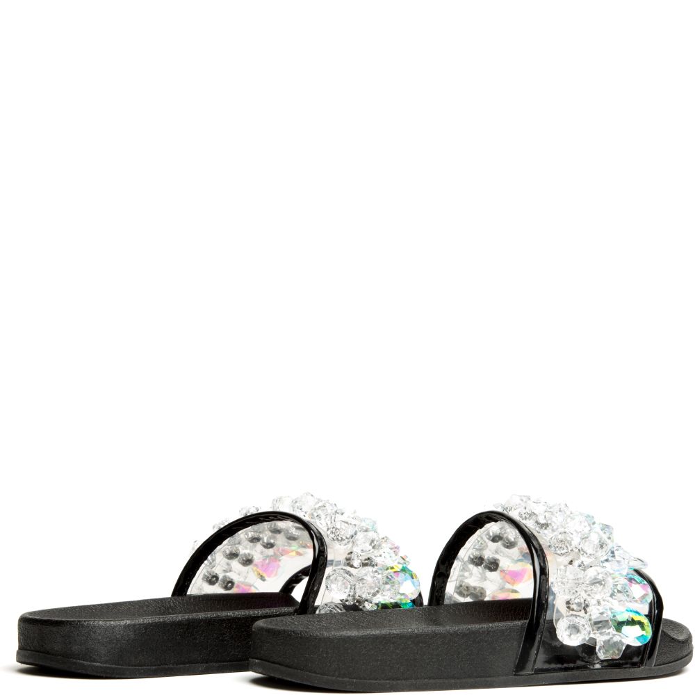 CAPE ROBBIN Moira-63 Slides MOIRA-63/BLACK - Shiekh