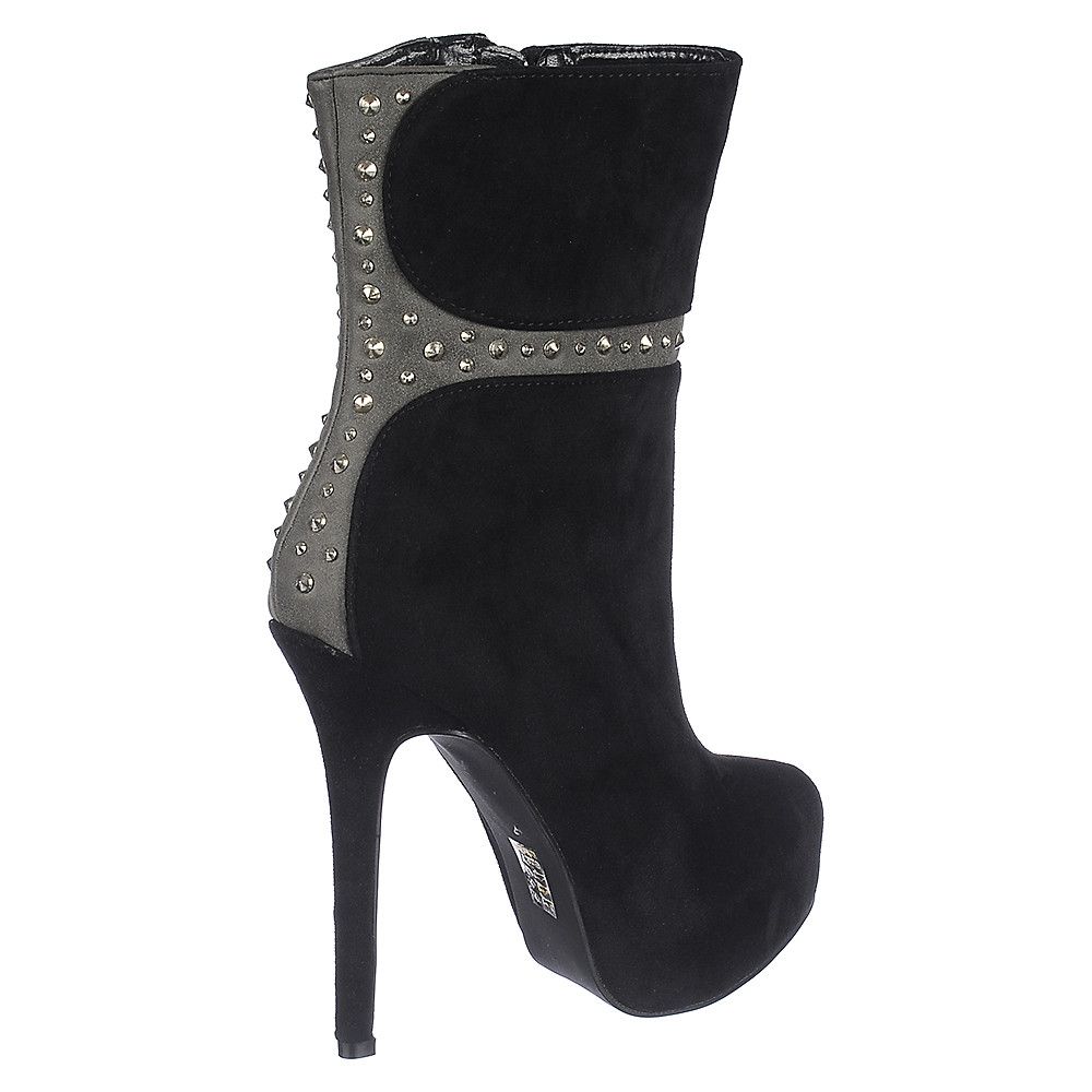 SHOE REPUBLIC Women's High Heel Ankle Boot Houston HOUSTON/BLACK - Shiekh