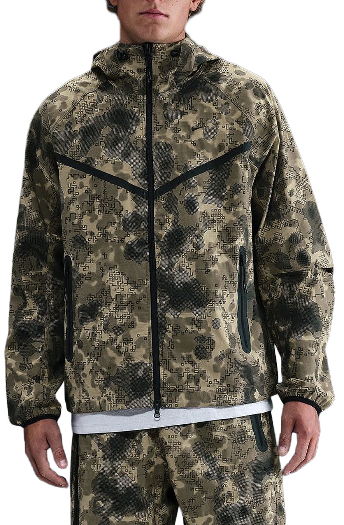 NIKE Dri-FIT Woven Camo Windrunner Jacket HV0979 210 - Shiekh