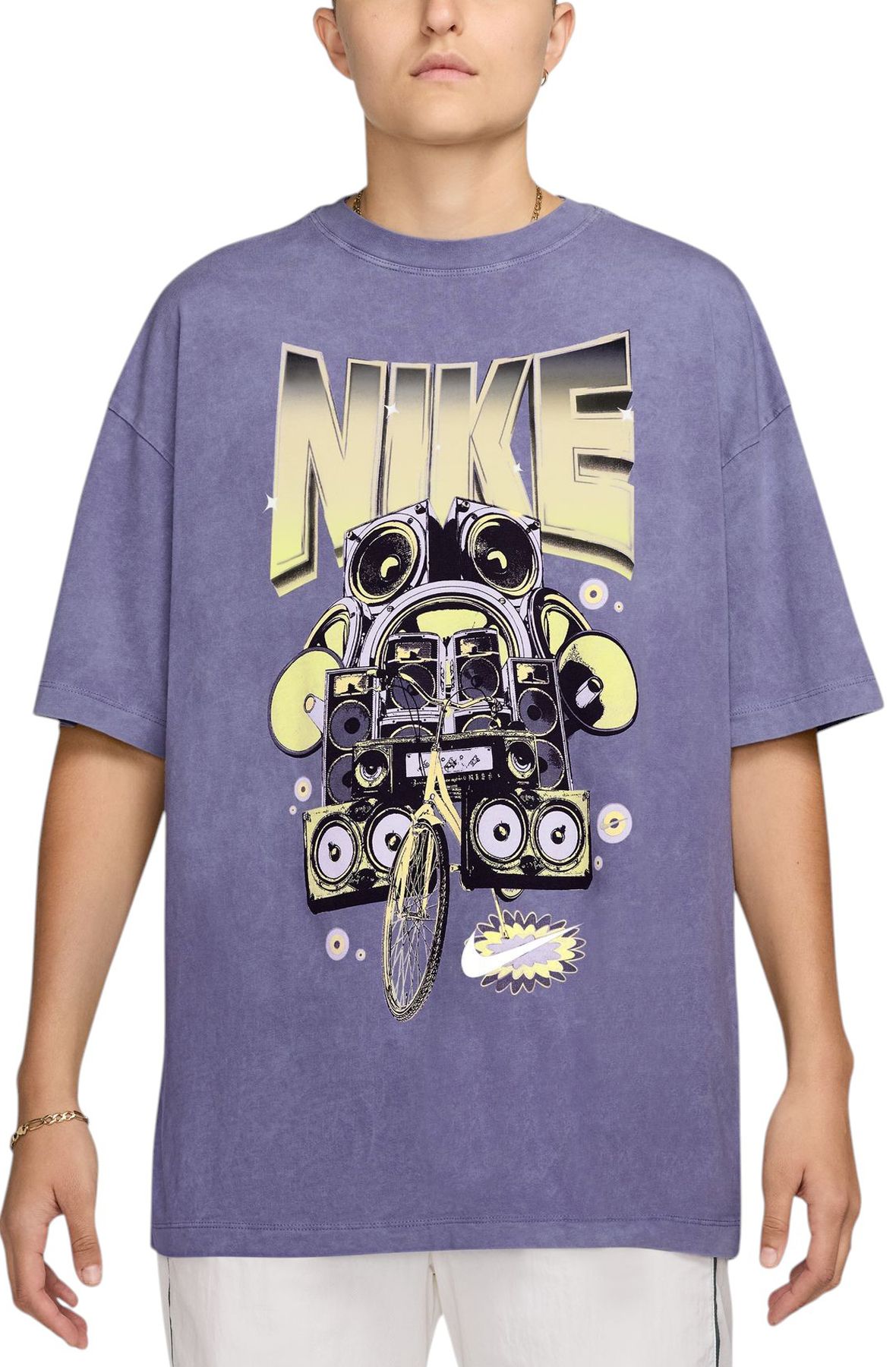 NIKE Sportswear Oversized Short-Sleeve T-Shirt HF9691 527 NIKE Sportswear Oversized Short-Sleeve T-Shirt HF9691 527