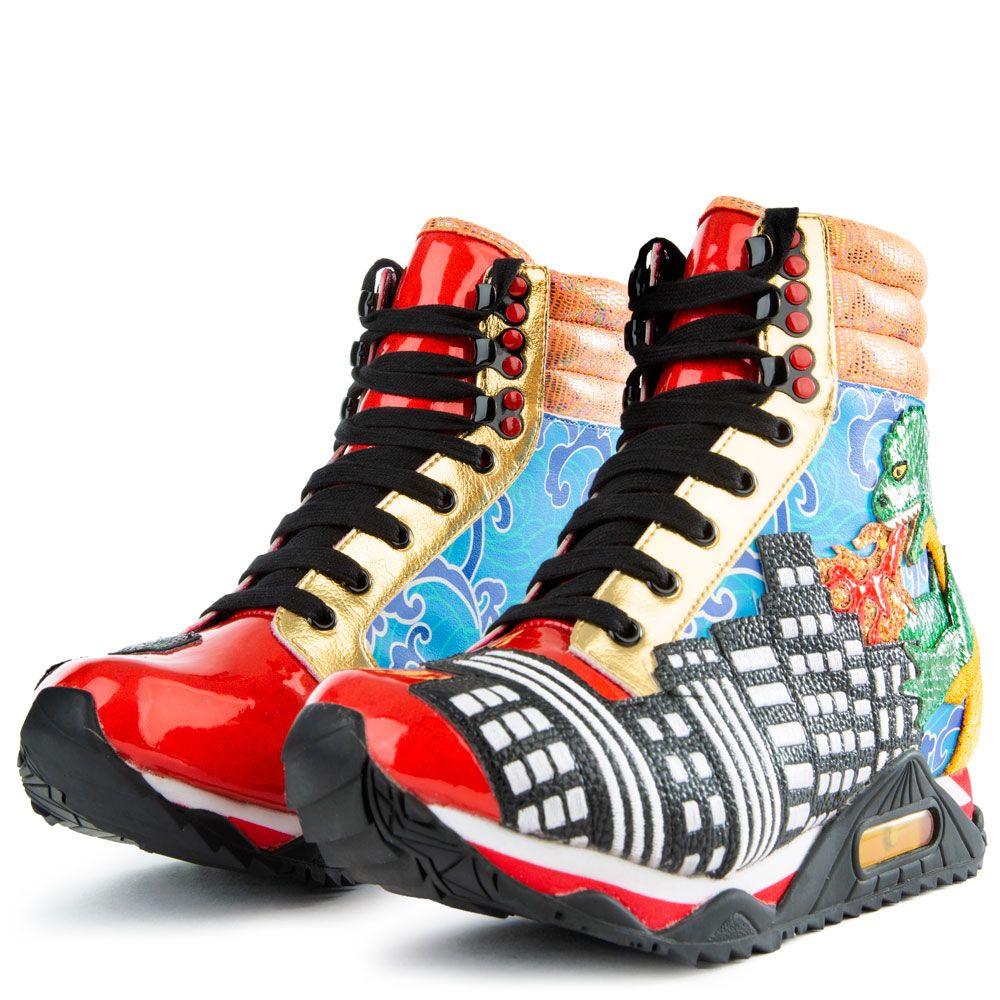 IRREGULAR CHOICE DINOSAURUM BOOTIES 3777-23A - Shiekh
