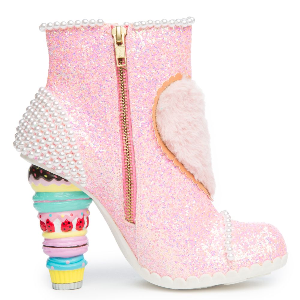 IRREGULAR CHOICE Irregular Choice Bee Delicious Heeled Booties 4424-01A ...