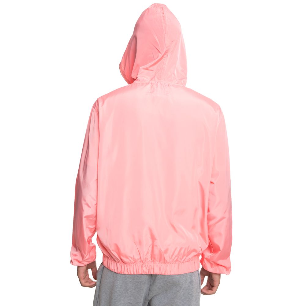 VIRGIN FULL ZIP NYLON JACKET NPINK - Shiekh