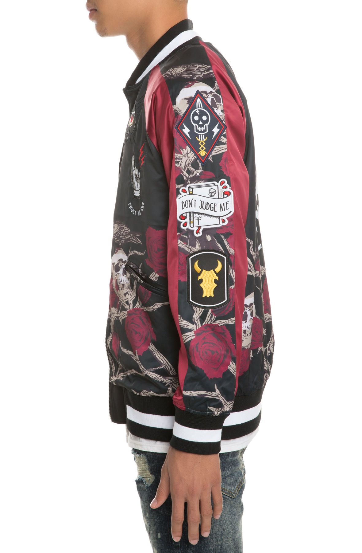 REASON The Judgement Bomber in Black and Red F8-371-BRD - Shiekh