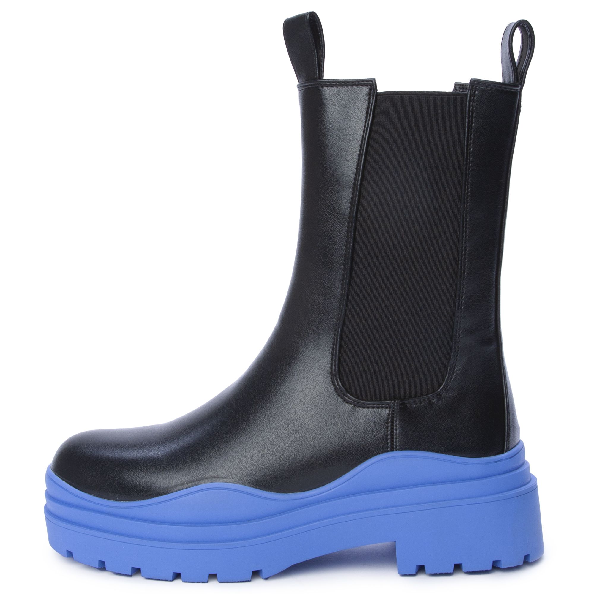 AZALEA WANG Ghosted Chelsea Boots GHOSTED-PERIWINKLE - Shiekh