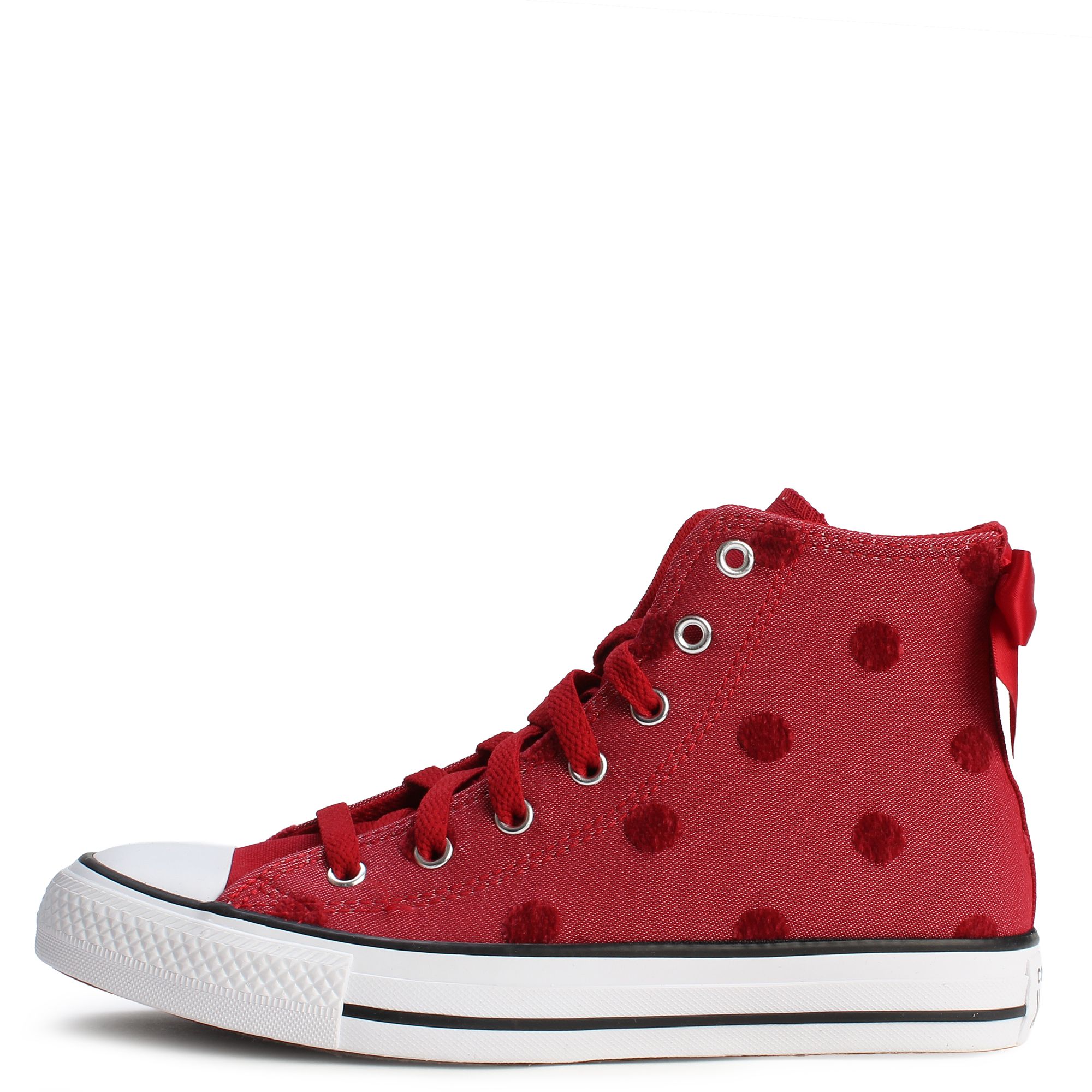 converse double platform polka dot