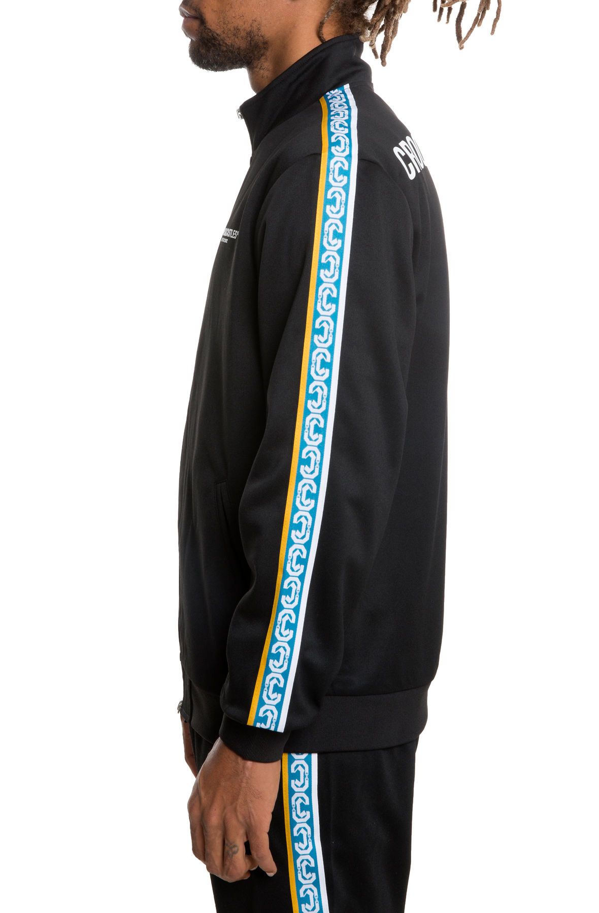 CROOKS & CASTLES The CNC Track Jacket in I1870310-BLK - Shiekh