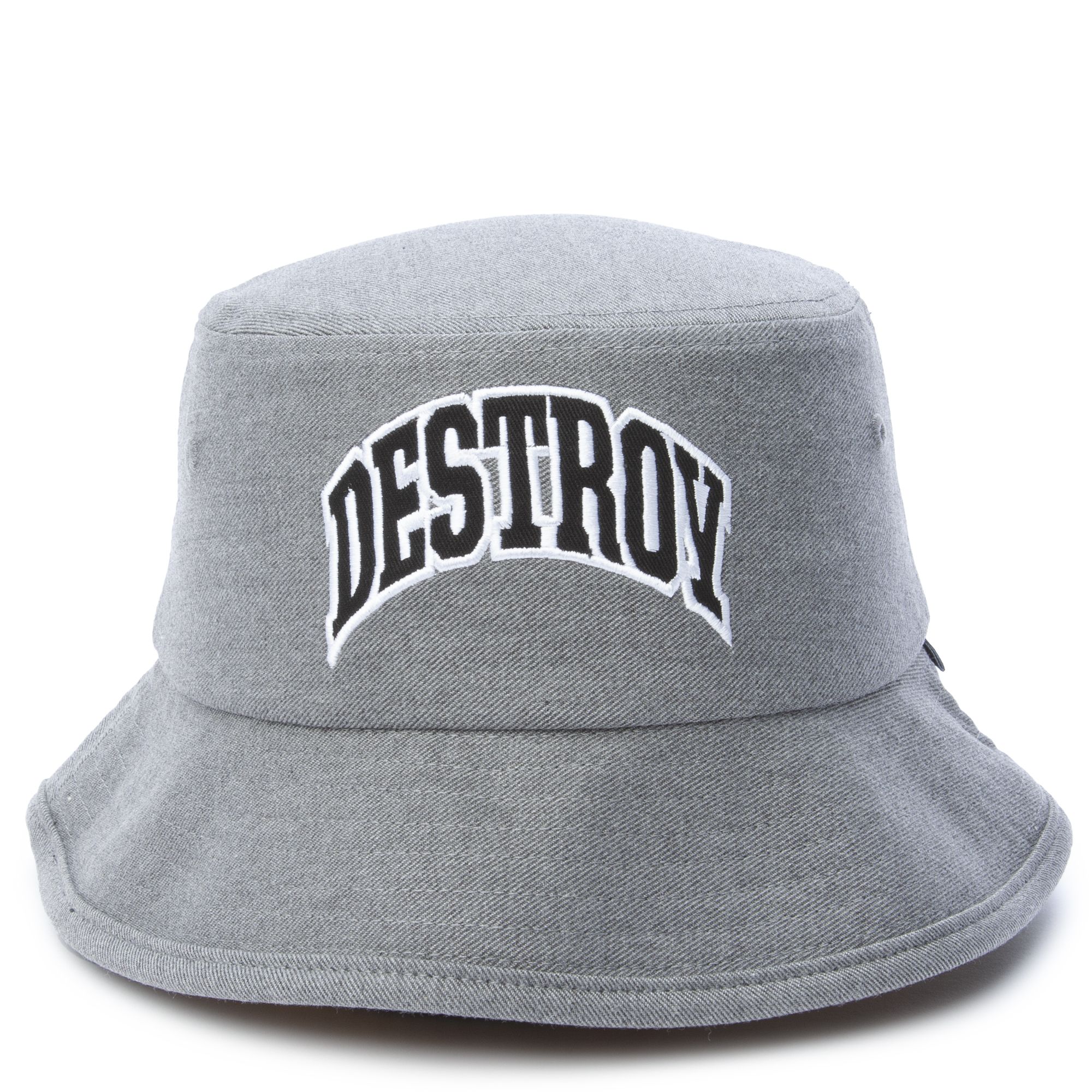 HUF Destroy Rebuild Bucket Hat HT00670-HGREY - Shiekh