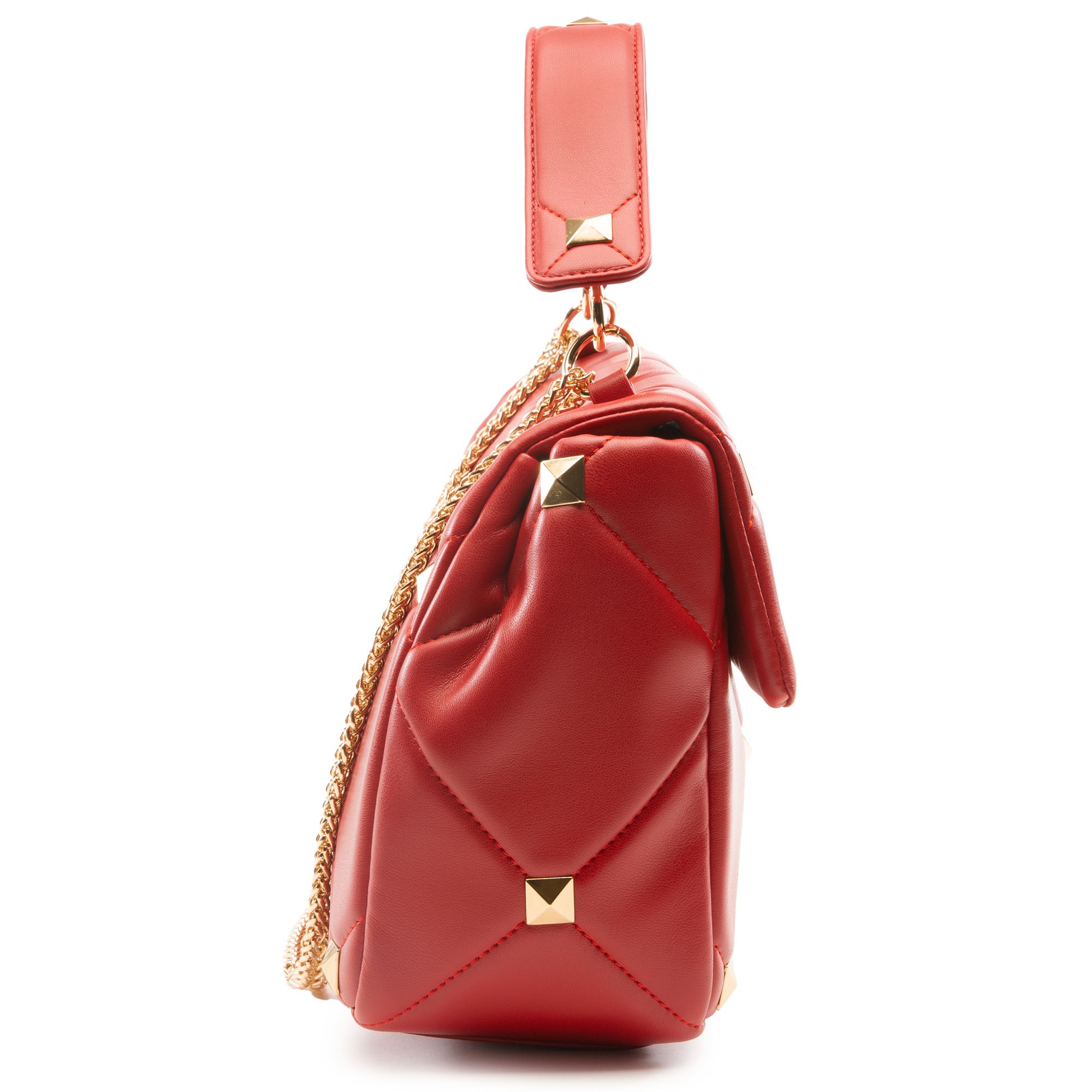 MATA GROUPS USA Quilted Studded Handbag MT-00118-RED - Shiekh