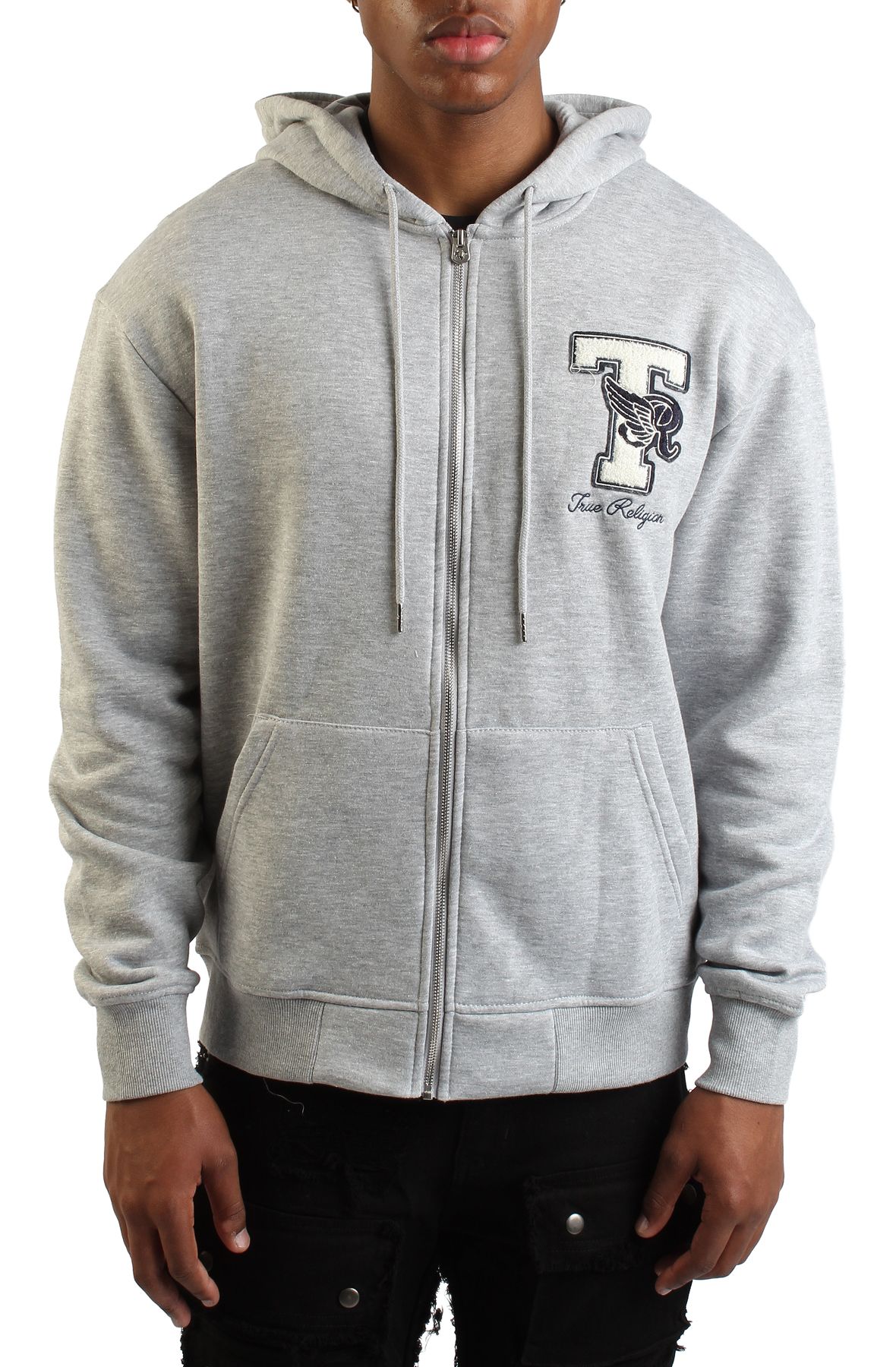 TRUE RELIGION World Tour Champs Zip Up Hoodie 110303-1501 - Shiekh