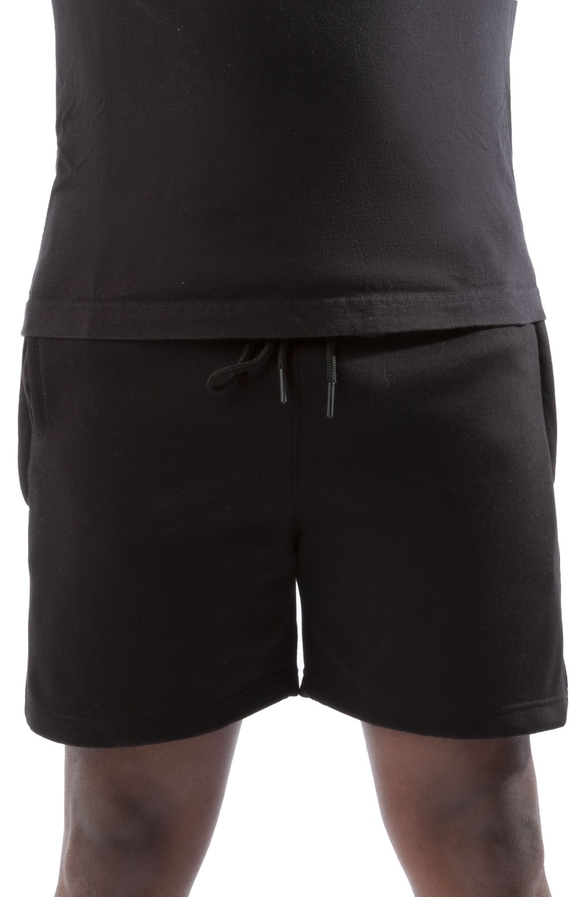SHIEKH Essentials Fleece Shorts SHKSHORT001-BLK - Shiekh