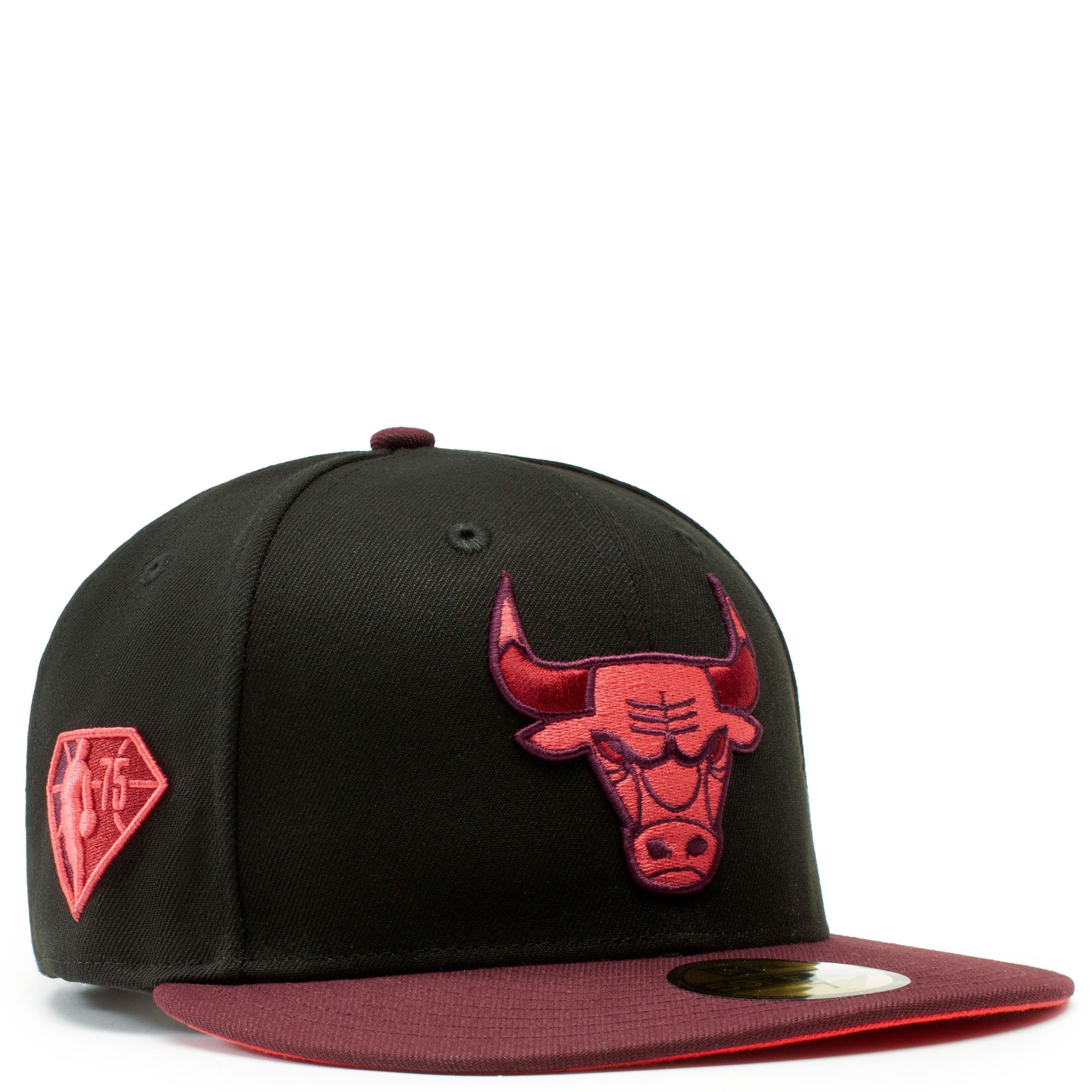NEW ERA CAPS Chicago Bulls NBA 75th Anniversary 59Fifty Fitted 70678349 ...