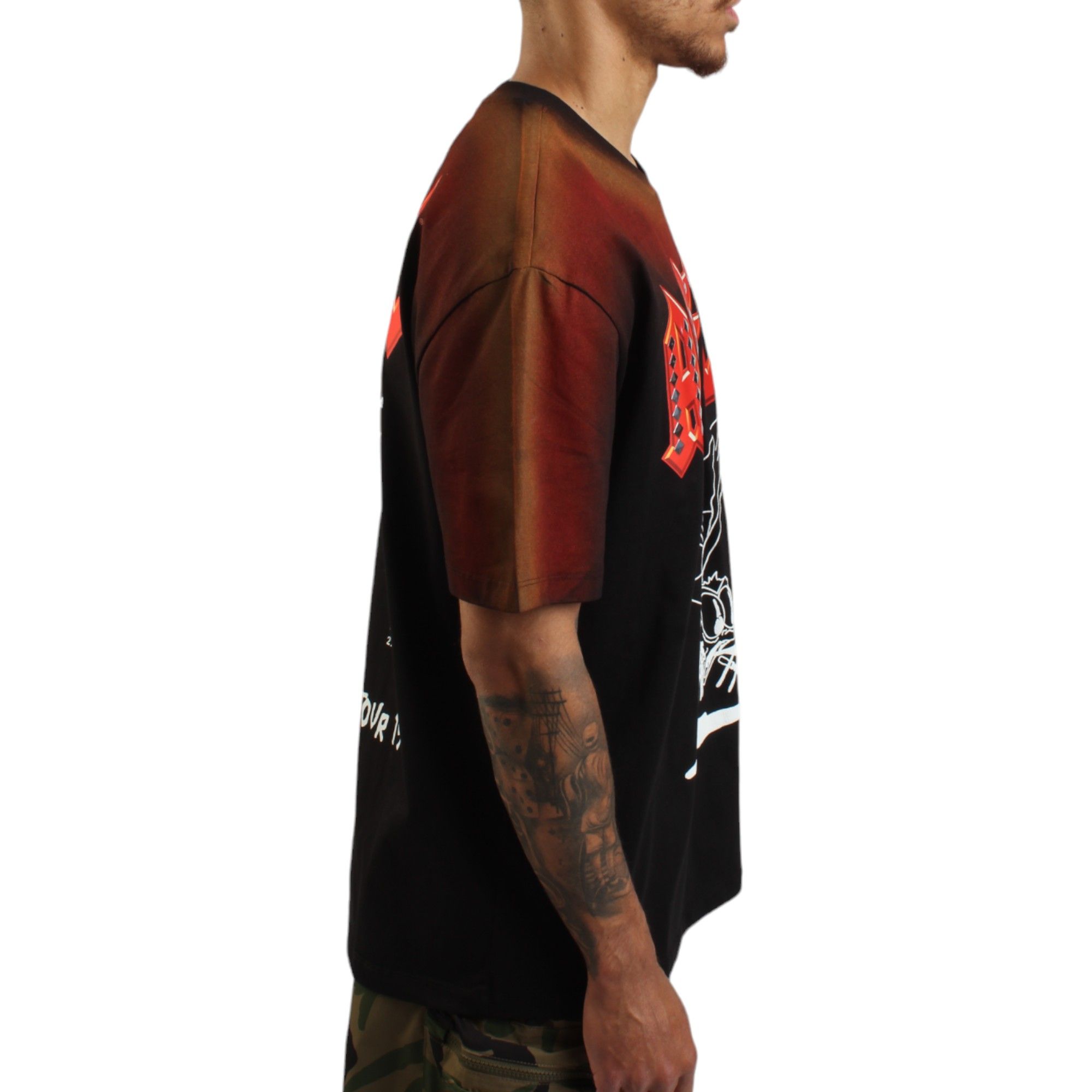 MAXIMA Fly on the Wall Tour Tee A210003-BLK - Shiekh