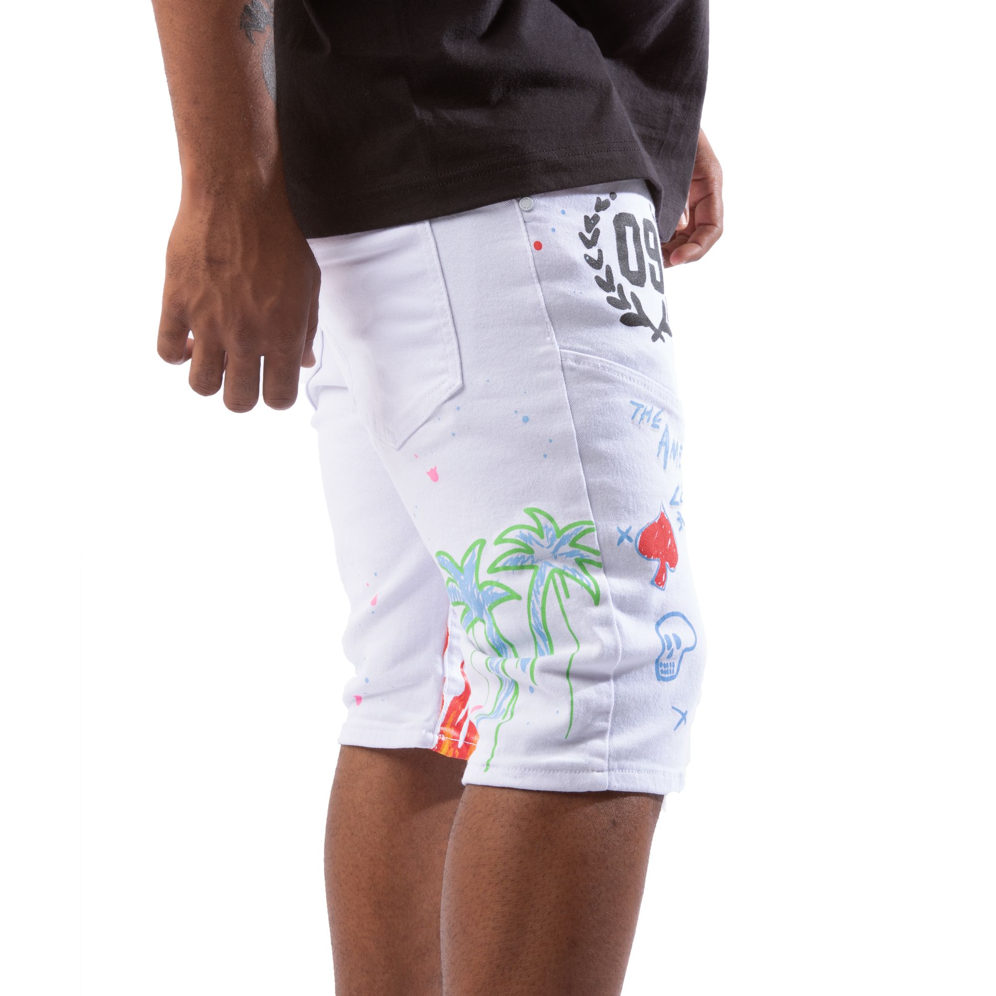 REASON Beach Rider Shorts A1-114SHWHT - Shiekh