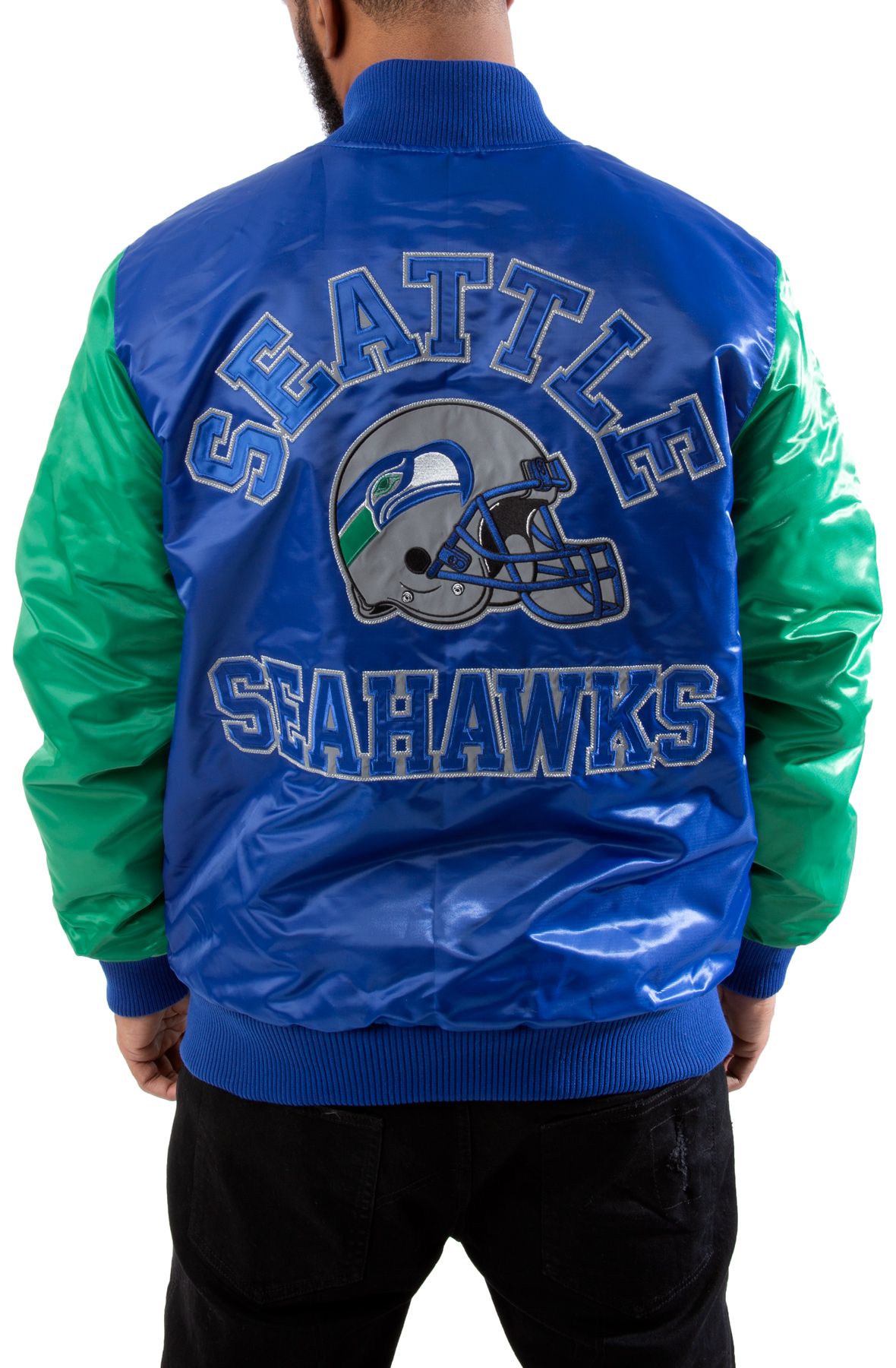 STARTER Seattle SeaHawks NFL Jacket LS1L0450-SSE - Shiekh