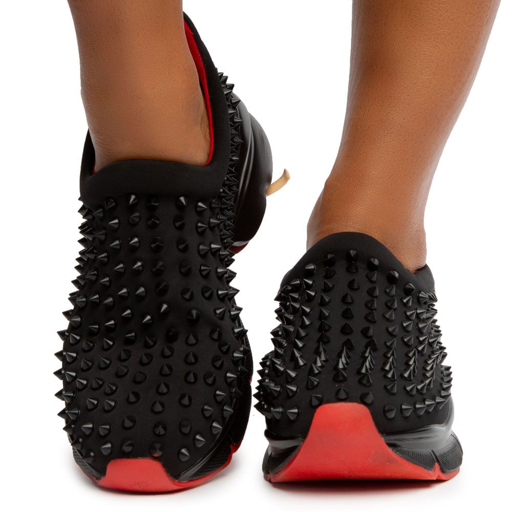 LILIANA Stylist-1 Spikey Sneakers STYLIST-1-BLK - Shiekh
