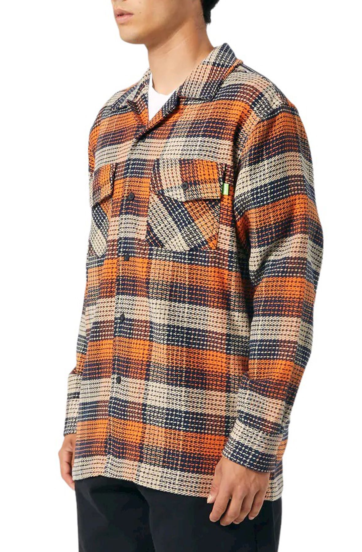 HUF Smash Flannel BU00168-ORNGE - Shiekh