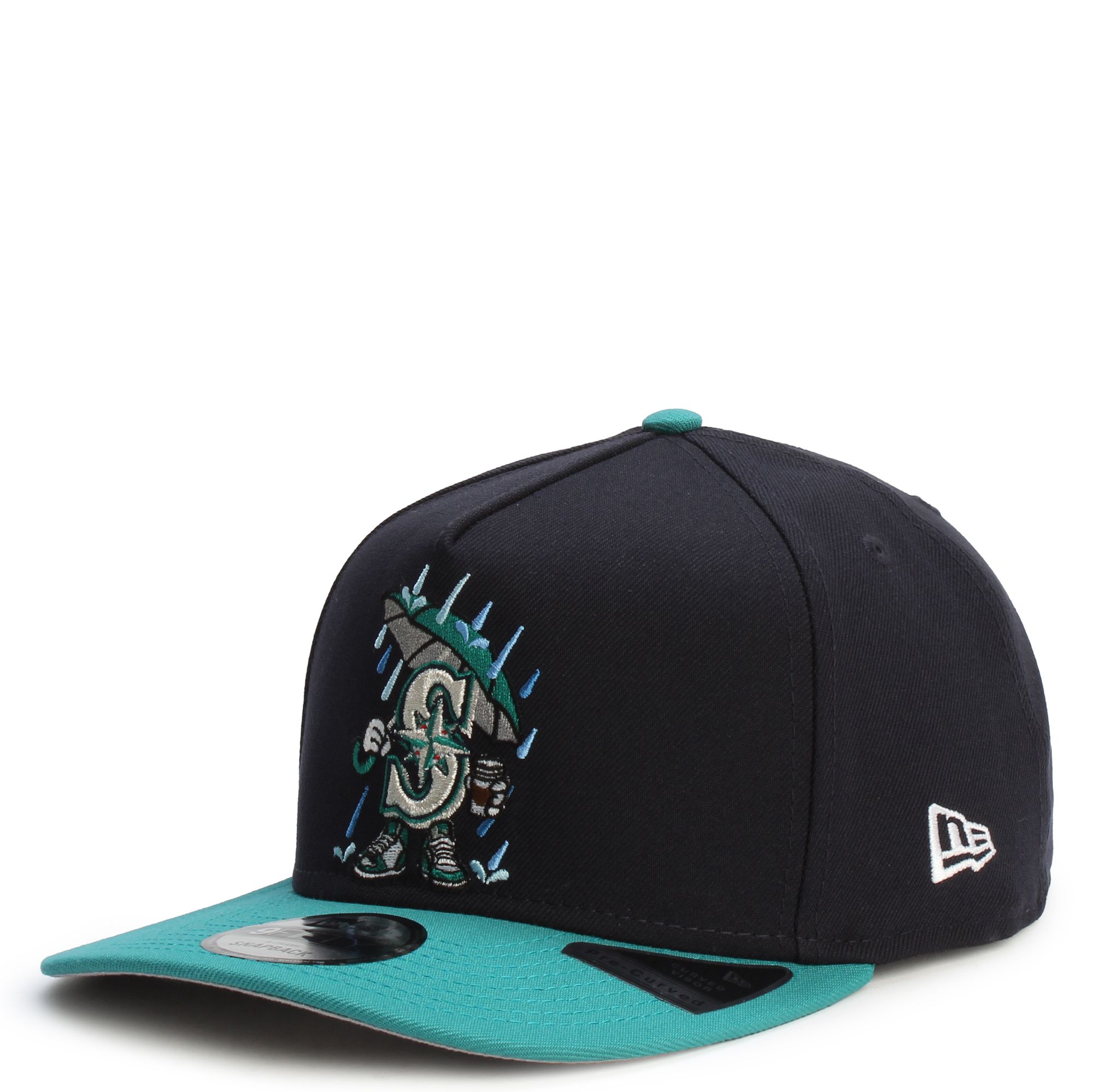 NEW ERA CAPS MLB Seattle Mariners 950AF Pre-Curved Cartoon Snapback ...