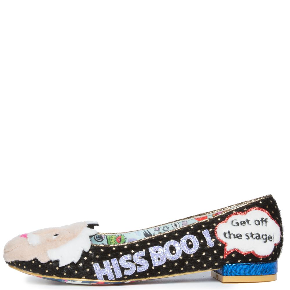 IRREGULAR CHOICE The Muppets x Irregular Choice Boo! Hiss! Flat 4329 ...