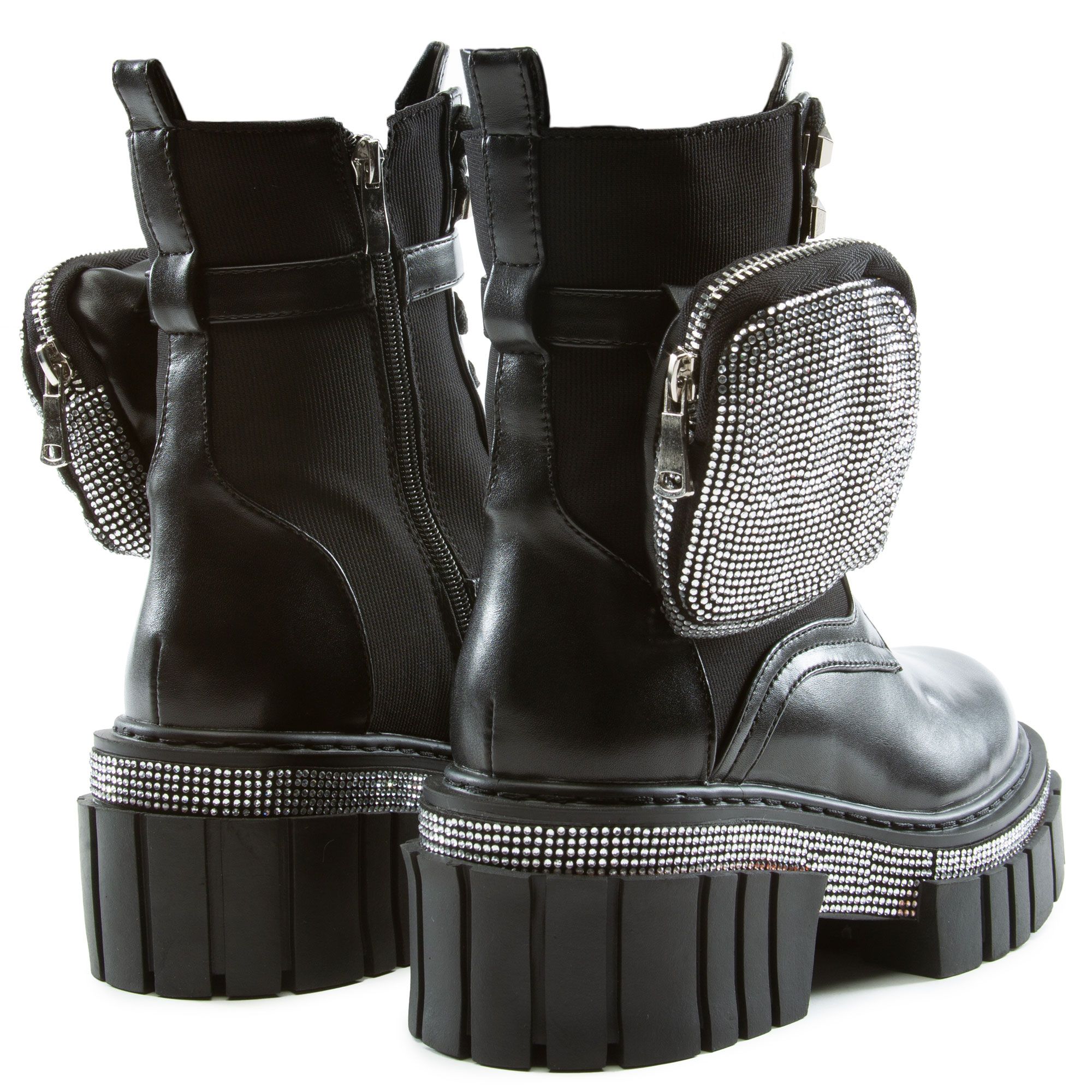 AZALEA WANG Rani Platform Bootie RANI-BLK - Shiekh