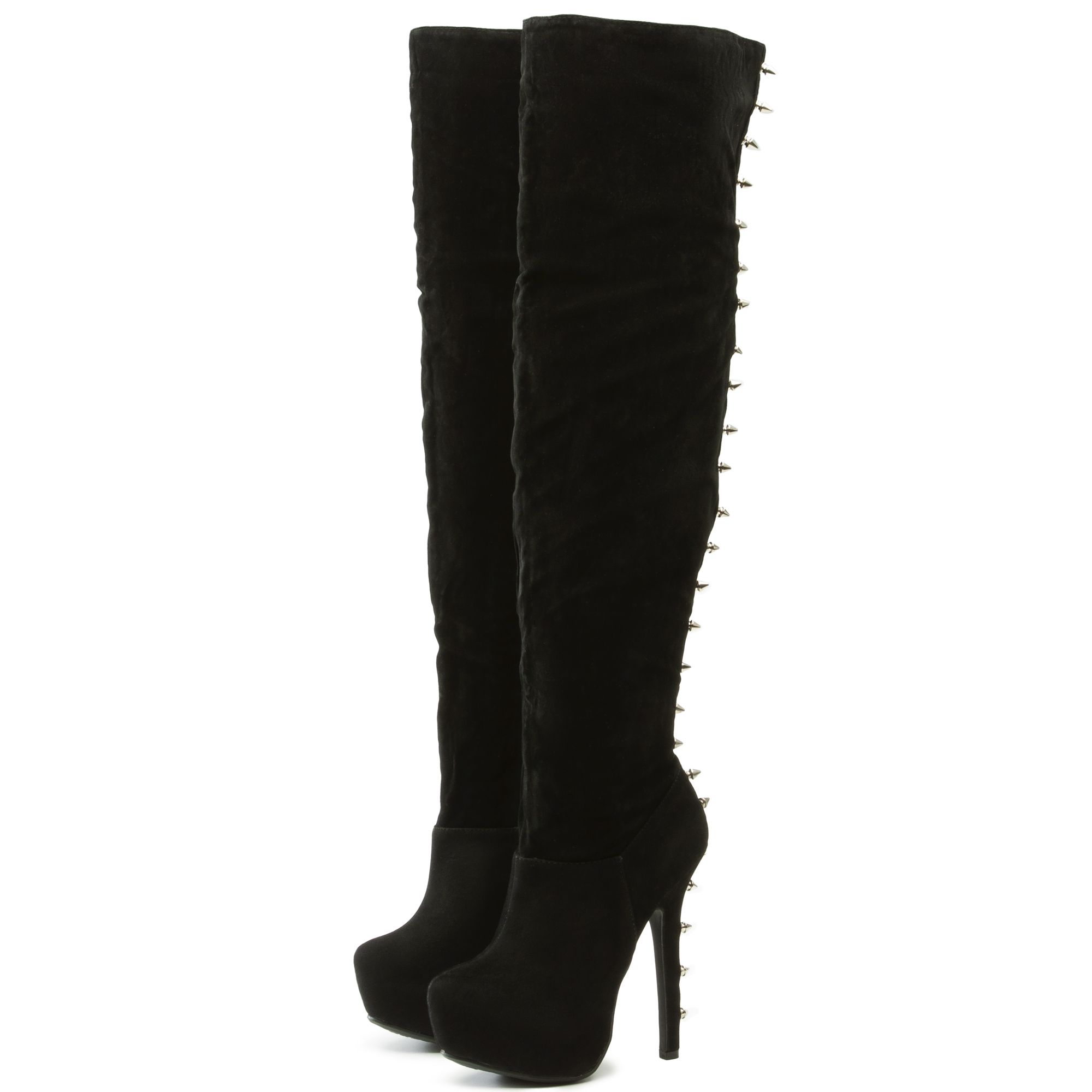 J P ORIGINAL Queen Platform Thigh-High Heel Boot JPM QUEEN - Shiekh