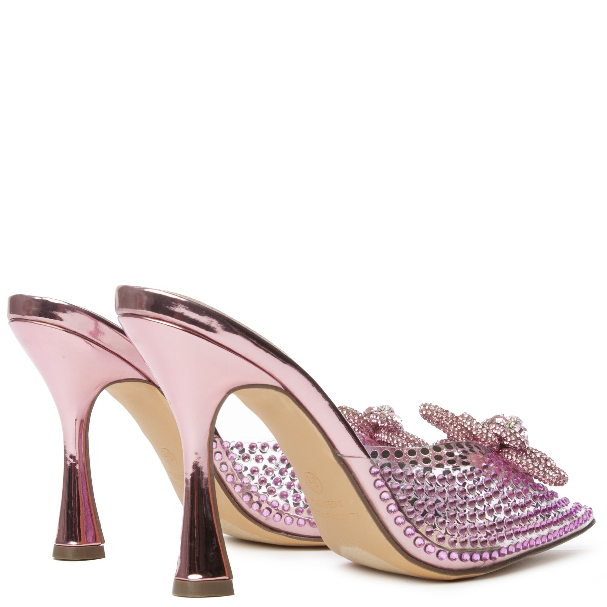 LILIANA Divinny-1 Clear Rhinestone Pump DIVINNY-1-PNK - Shiekh