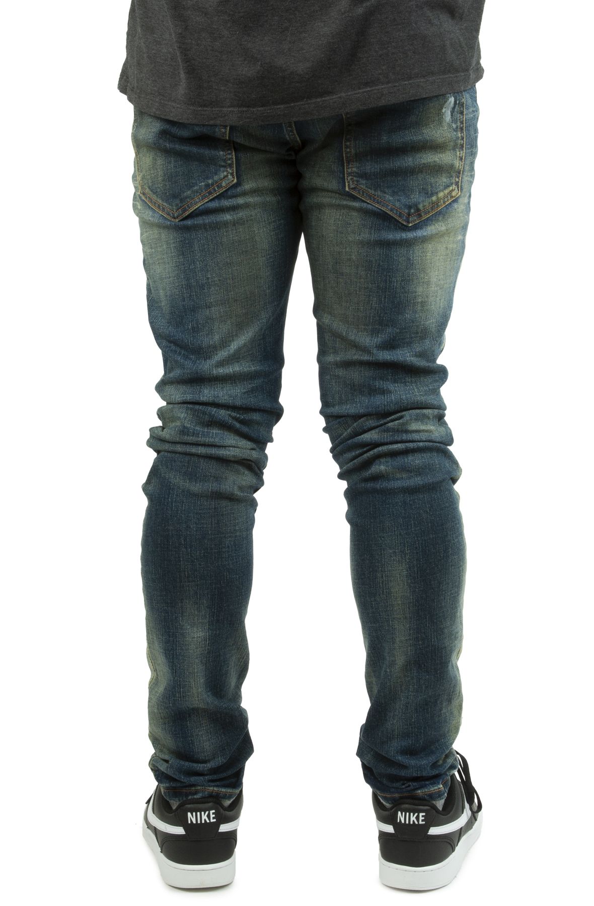 FOREIGN LOCALS Rips And Repair Jeans FL-22006 - Shiekh
