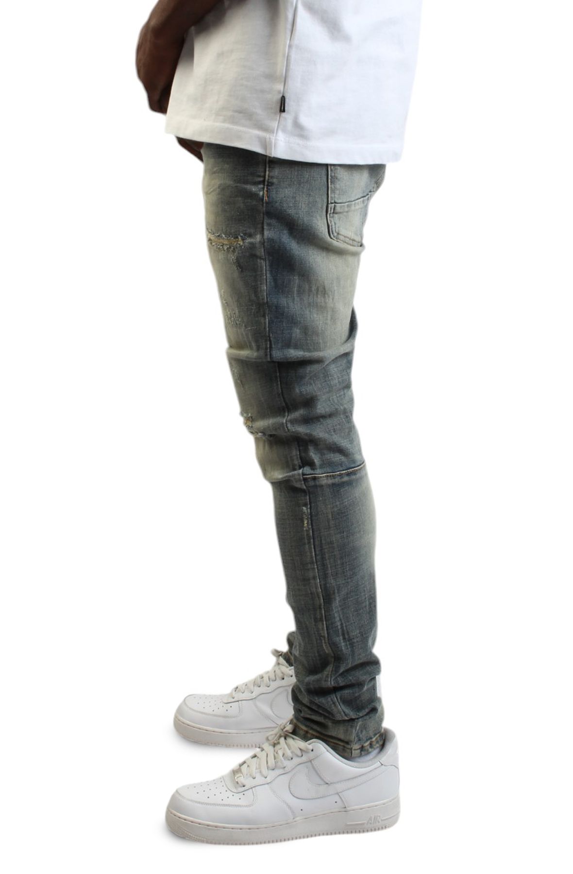 SMOKE RISE Faro Distressed Jeans JP24532SK-FAR - Shiekh SMOKE RISE Faro Distressed Jeans JP24532SK-FAR - Shiekh