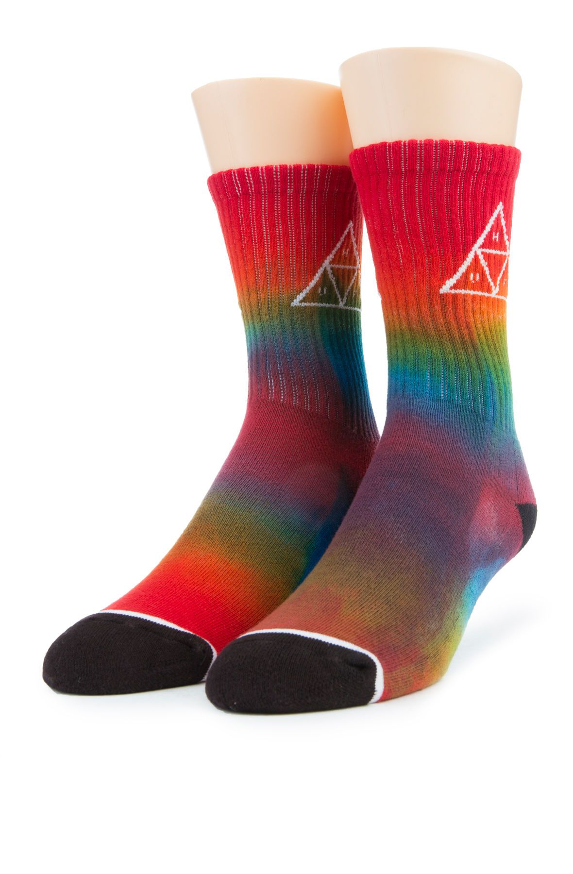 HUF The Tie Dye Triple Triangle Sock in SK00233-RNB - Shiekh