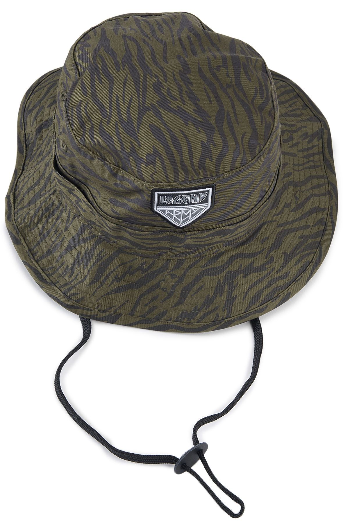 PINK DOLPHIN The Legend Army Bucket Hat in AF1509LBOL-OLV - Shiekh