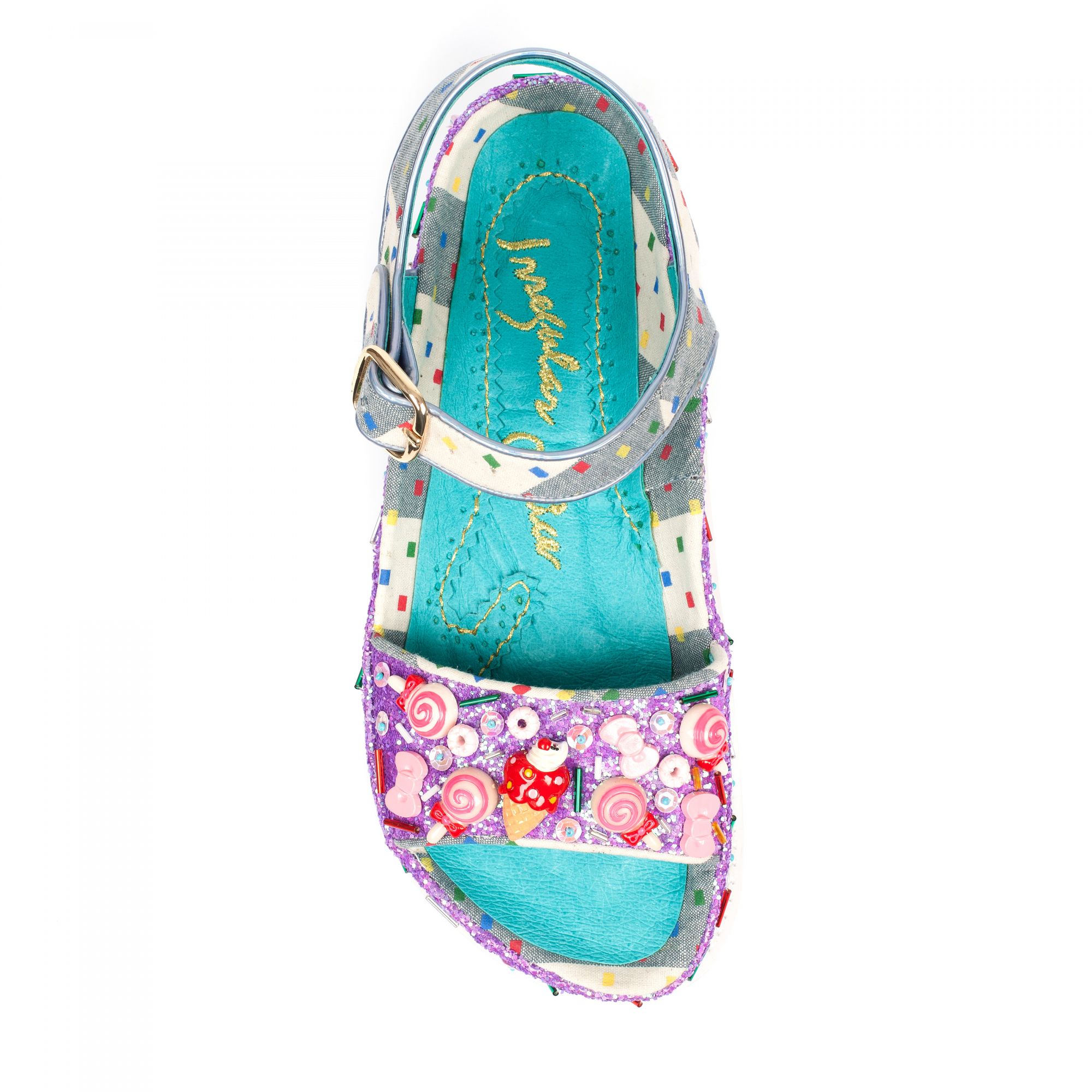 IRREGULAR CHOICE Irregular Choice for Women: Silver Sands Mint Platform ...