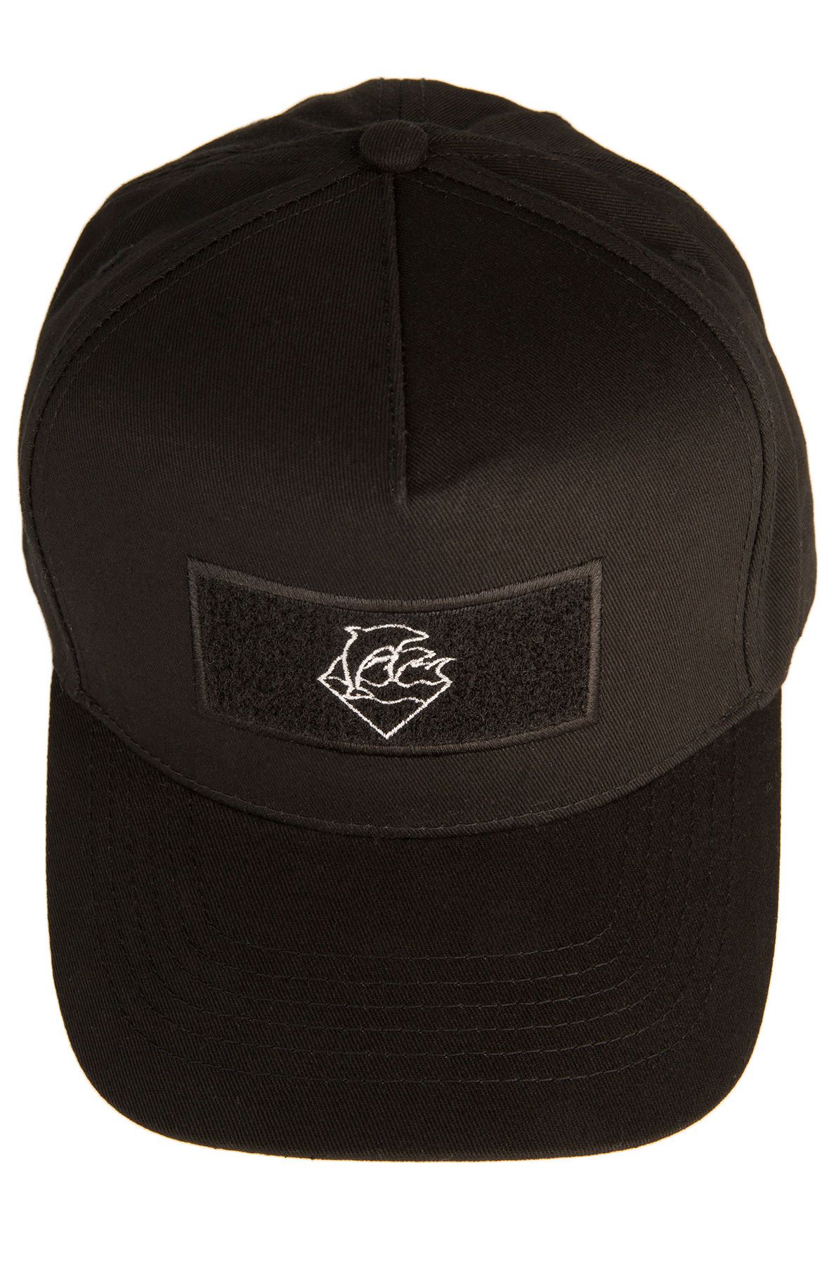 PINK DOLPHIN The Military Velcro Snapback in AF21609MVBL-BLK - Shiekh