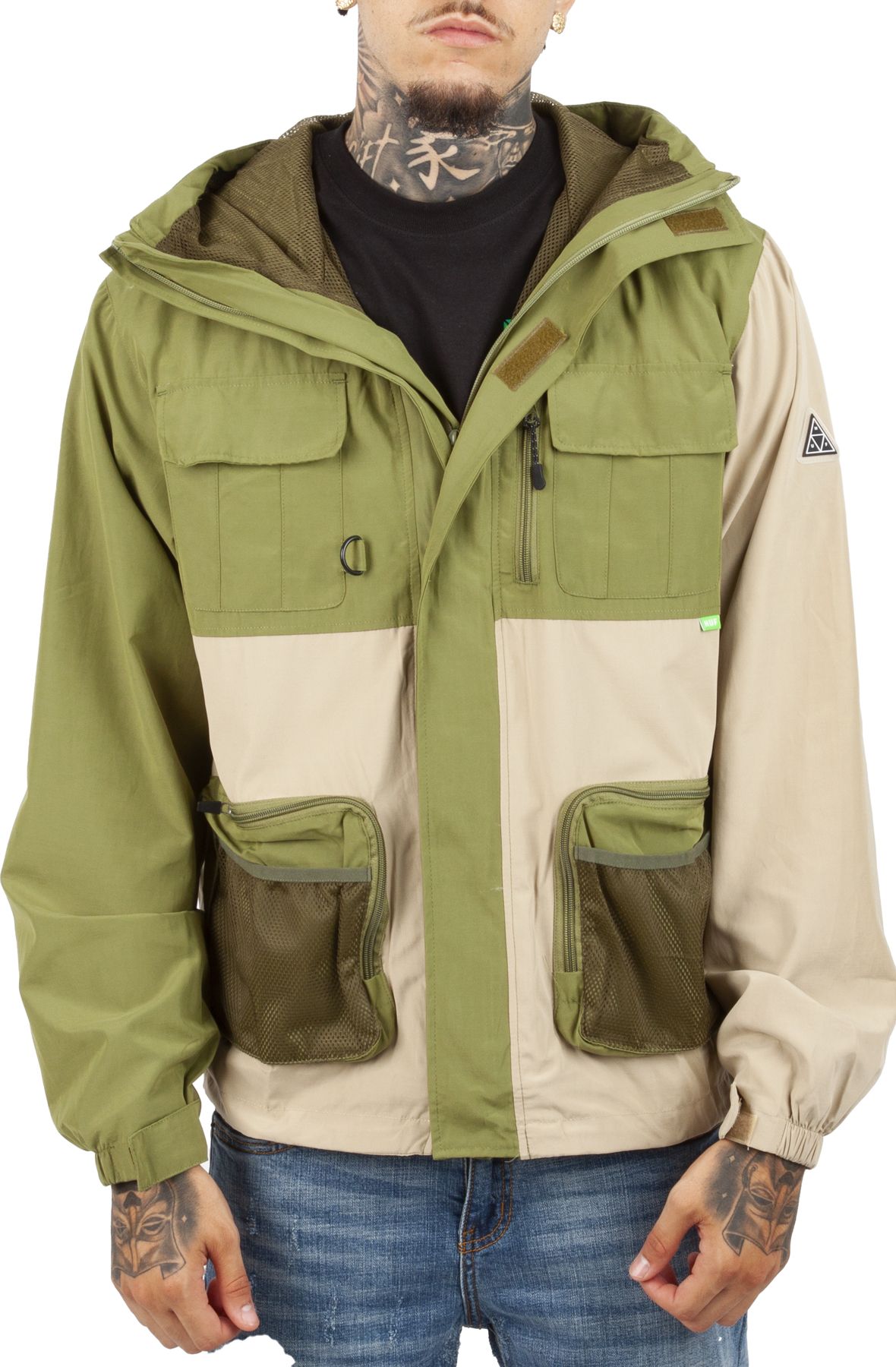 HUF Tackle Lightweight Jacket JK00336-OLV - Shiekh