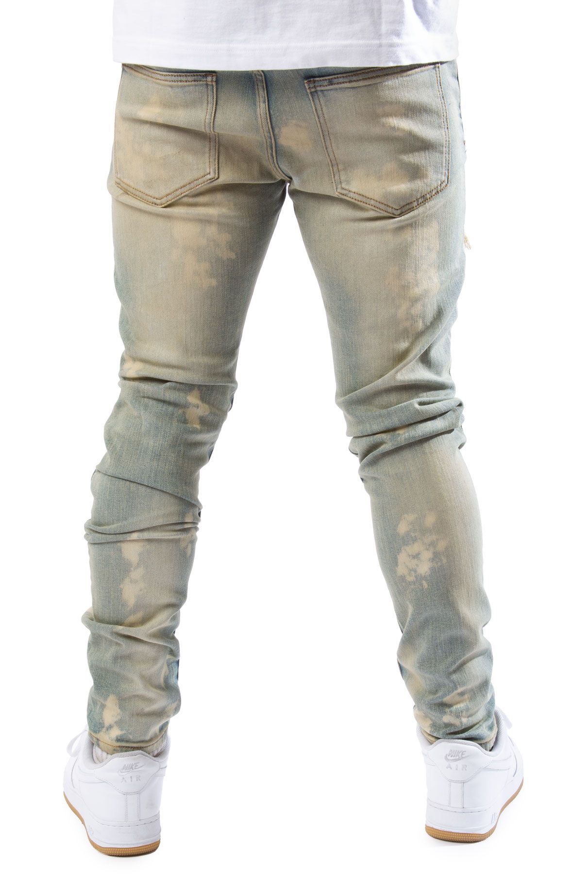CRYSP DENIM Kovo Ripped Denim Jeans CRYSPSM121-126 - Shiekh