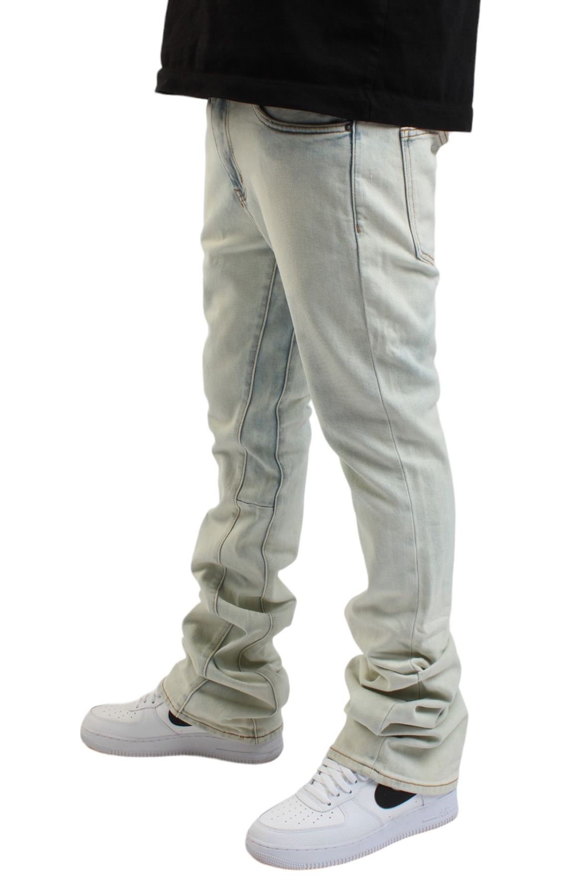 CRYSP DENIM Arch Stacked Jean CRYSPR241-011 - Shiekh