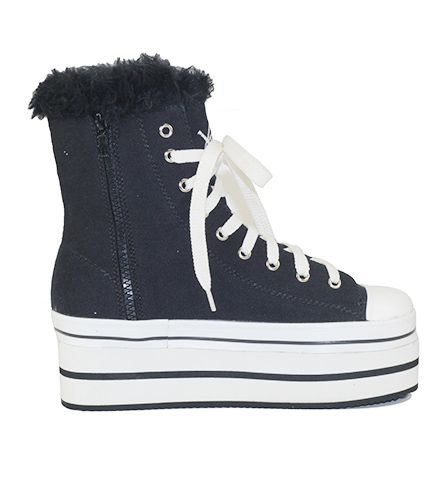 YRU Y.R.U. for Women: Elevation Sky Platform Sneaker ELEVATION SKY BLK ...