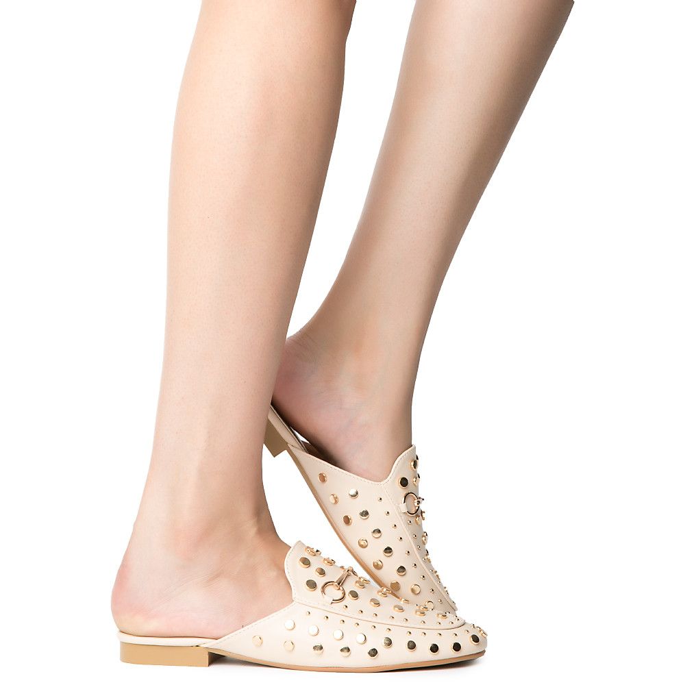 PAZZLE Kandi-05 Flat KANDI-05/BEIGE - Shiekh