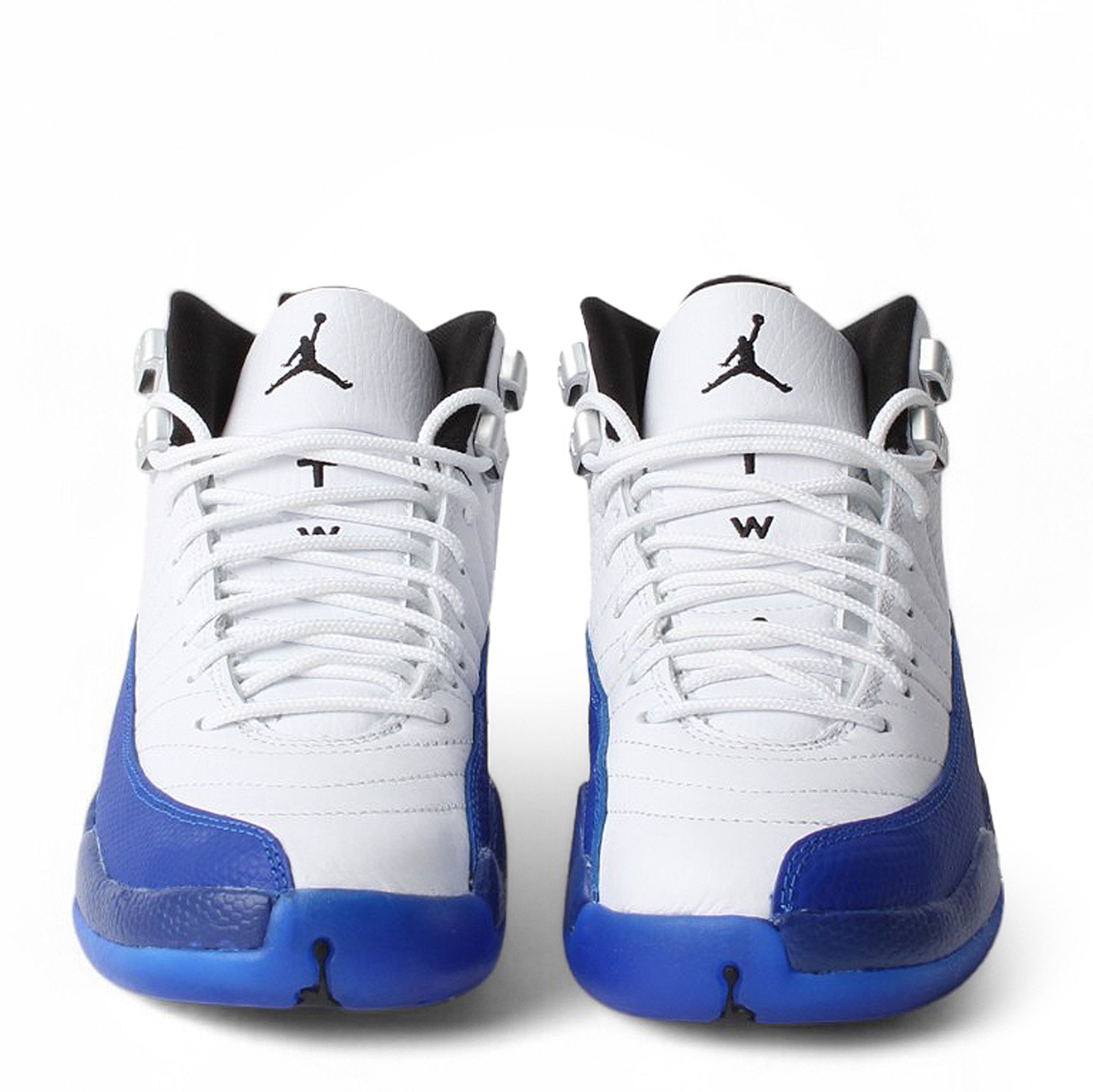 JORDAN Grade School Air 12 Retro "White & Game Royal 153265 140 - Shiekh