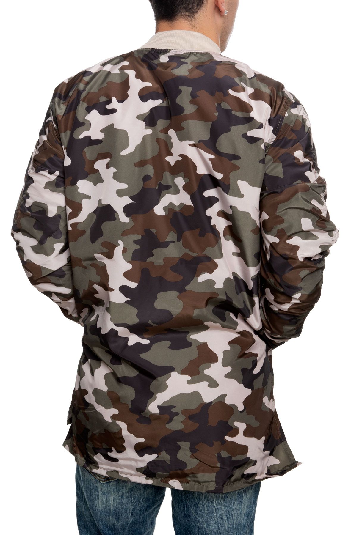 ELWOOD Lightweight Bomber Jacket EMJ004390 CAMO - Shiekh