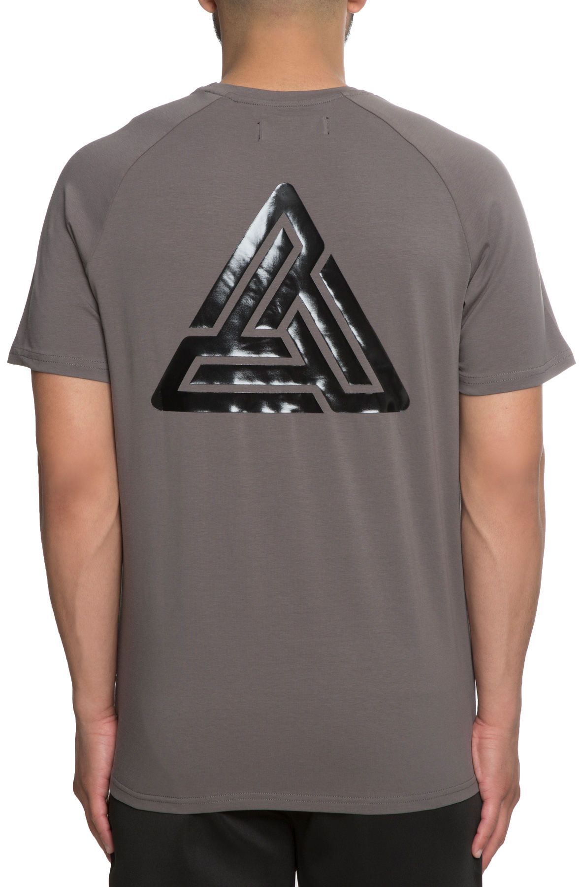 BLACK PYRAMID The Pyramid Raglan Tee in Y1161241-GRY - Shiekh