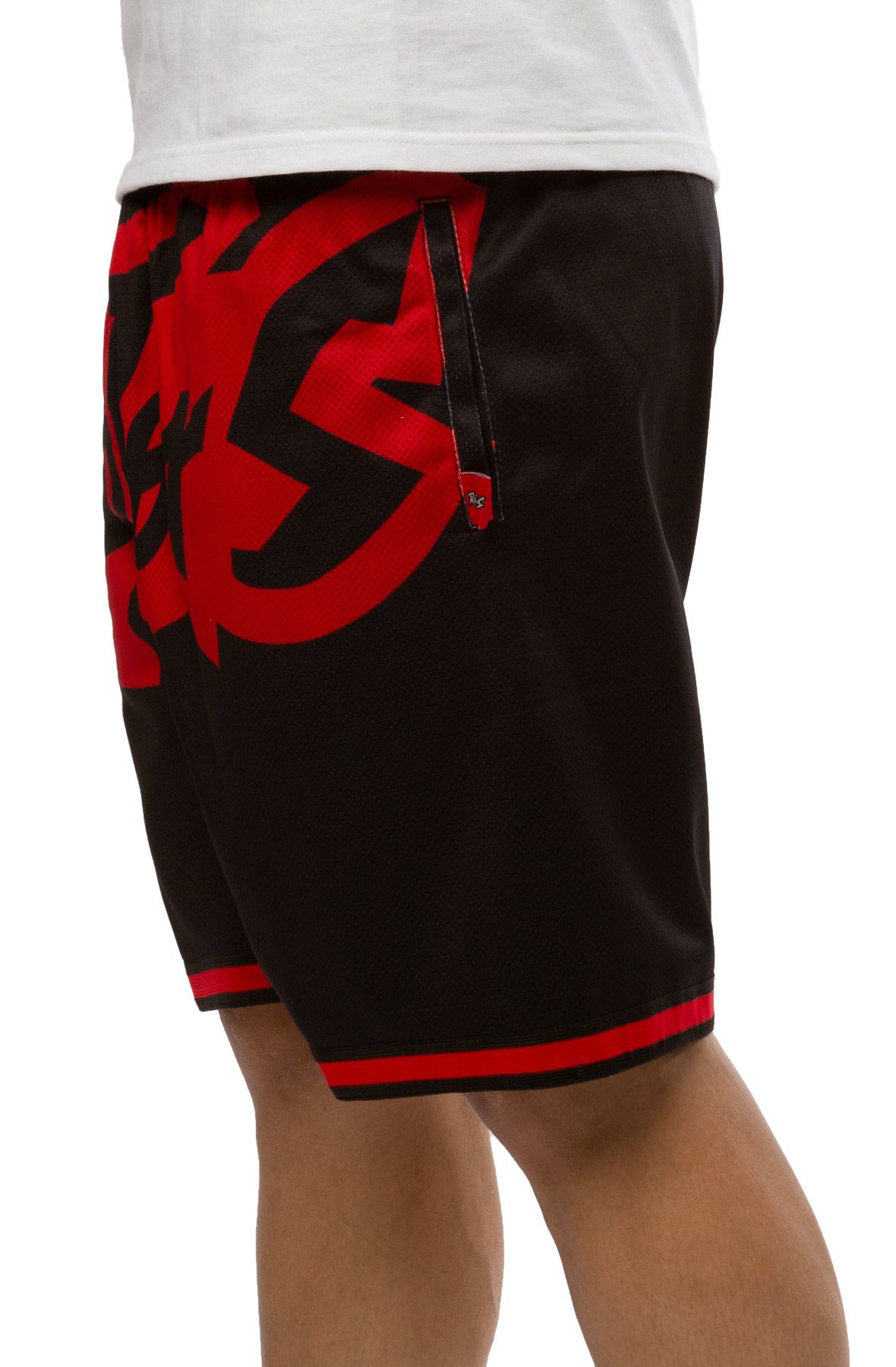 MITCHELL AND NESS Toronto Raptors Blown Out Fashion Shorts SHORBW19147 ...