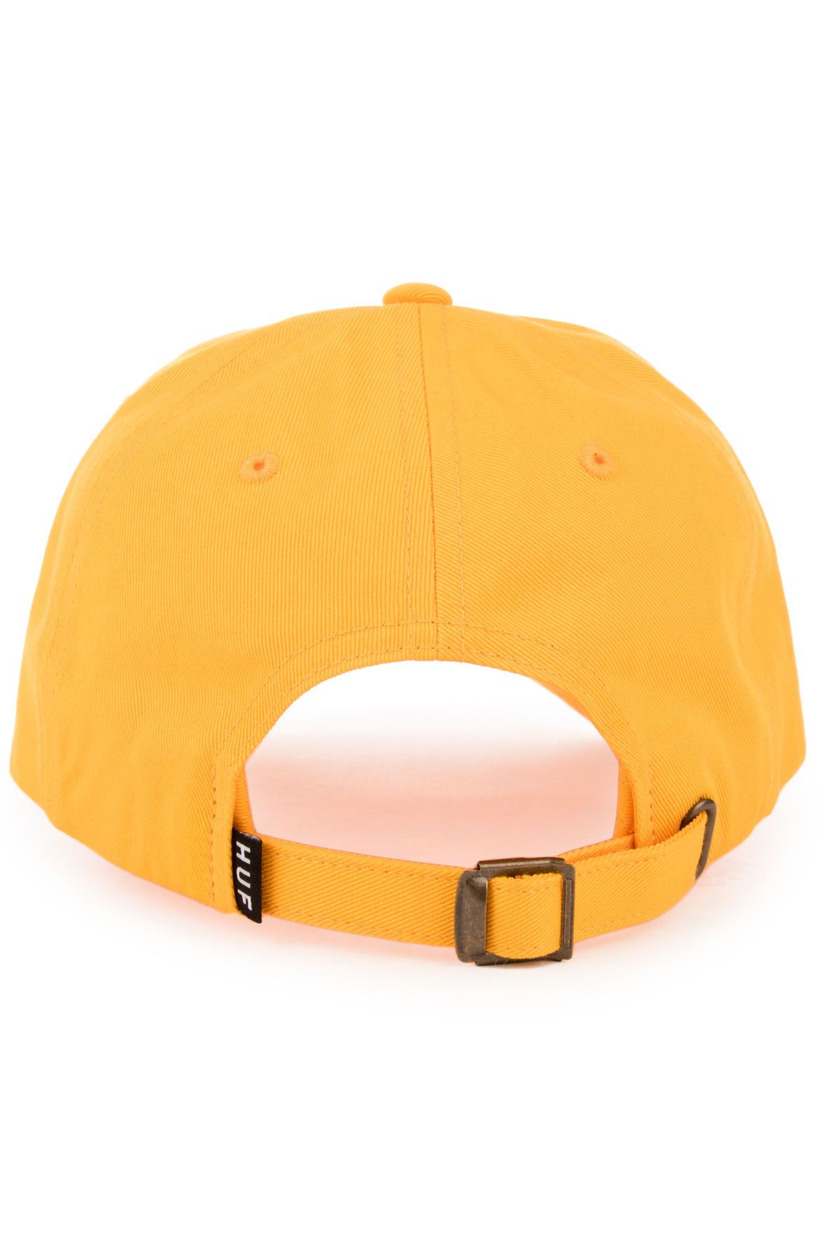 HUF The Script Logo Dad Hat in HT64031-GLD - Shiekh