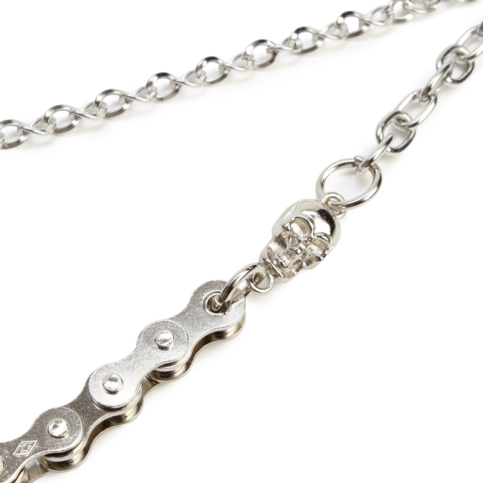 KLOUD 9 Skull Triple Wallet Chain C25502 - Shiekh