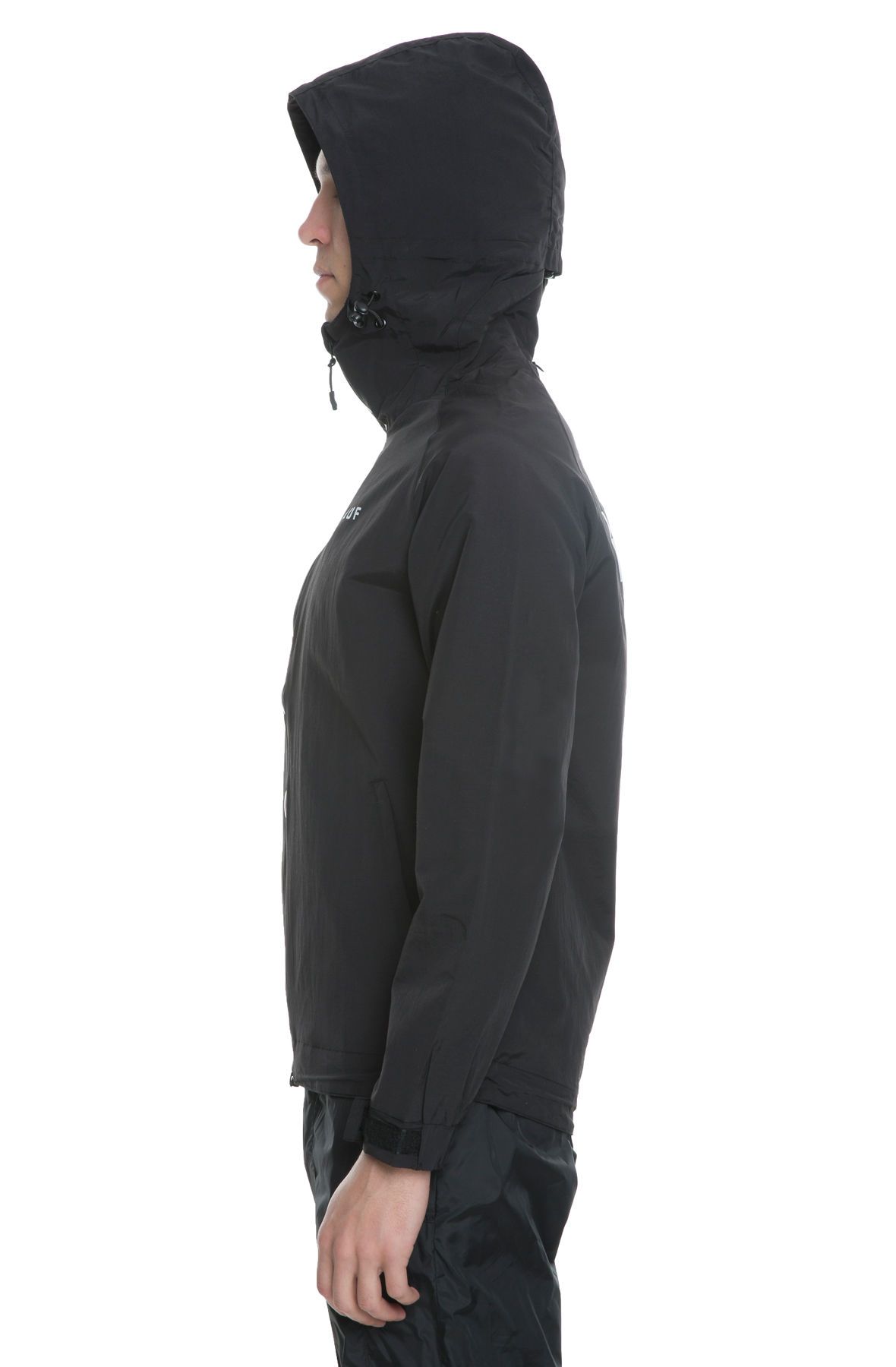 HUF The Standard Shell Jacket in -JK00074-BLACK - Shiekh