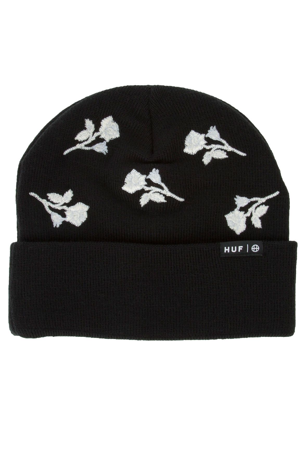 HUF The Ambush Roses Beanie in BN00036-BLK - Shiekh