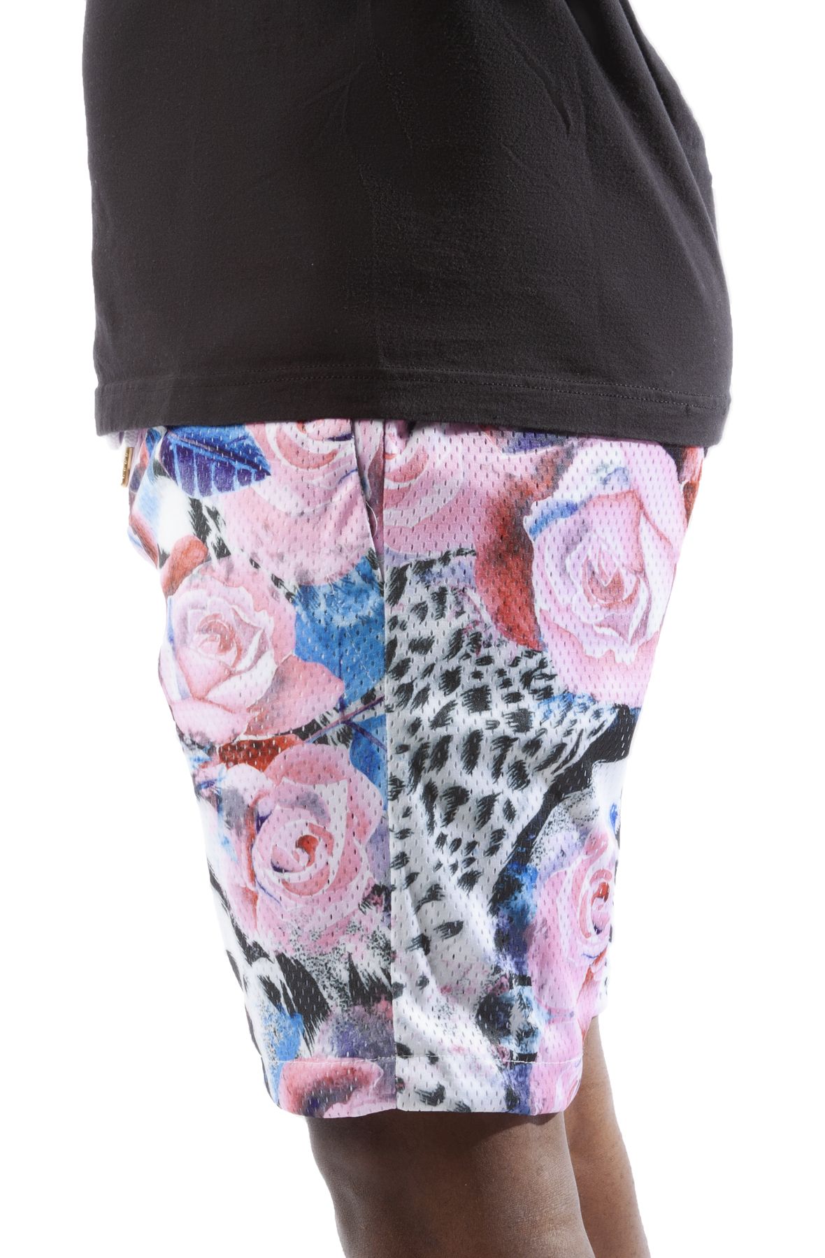 ORIGINAL FABLES Wild Rose Mesh Shorts S323-PR - Shiekh
