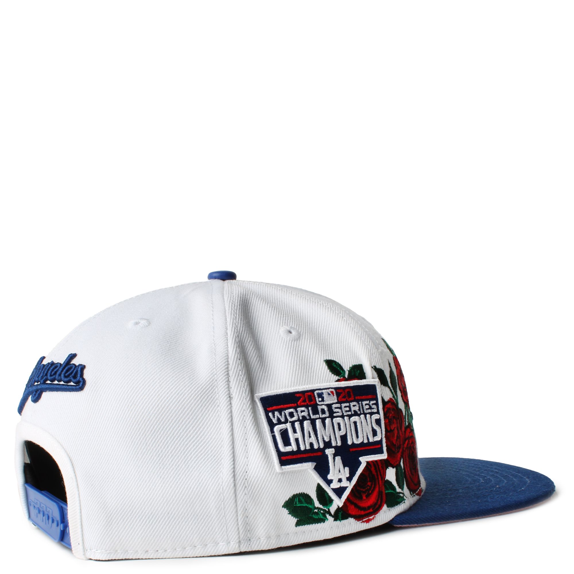 PRO STANDARD Dodgers Rose Red Snapback Hat LLD732131SH-WHT - Shiekh