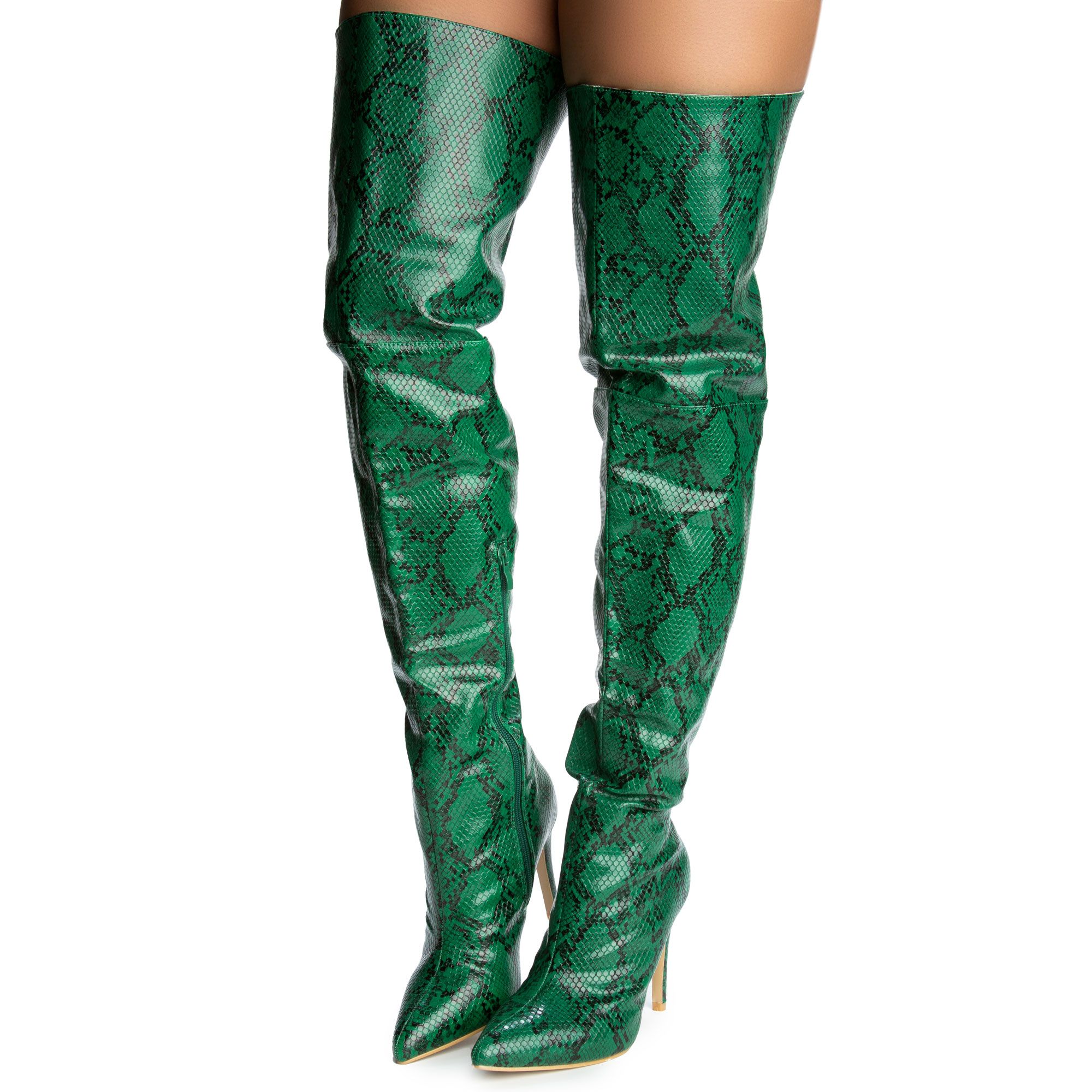 MATA GROUPS USA Danger-2 High Heel Boot DANGER-2-GRNSNK - Shiekh